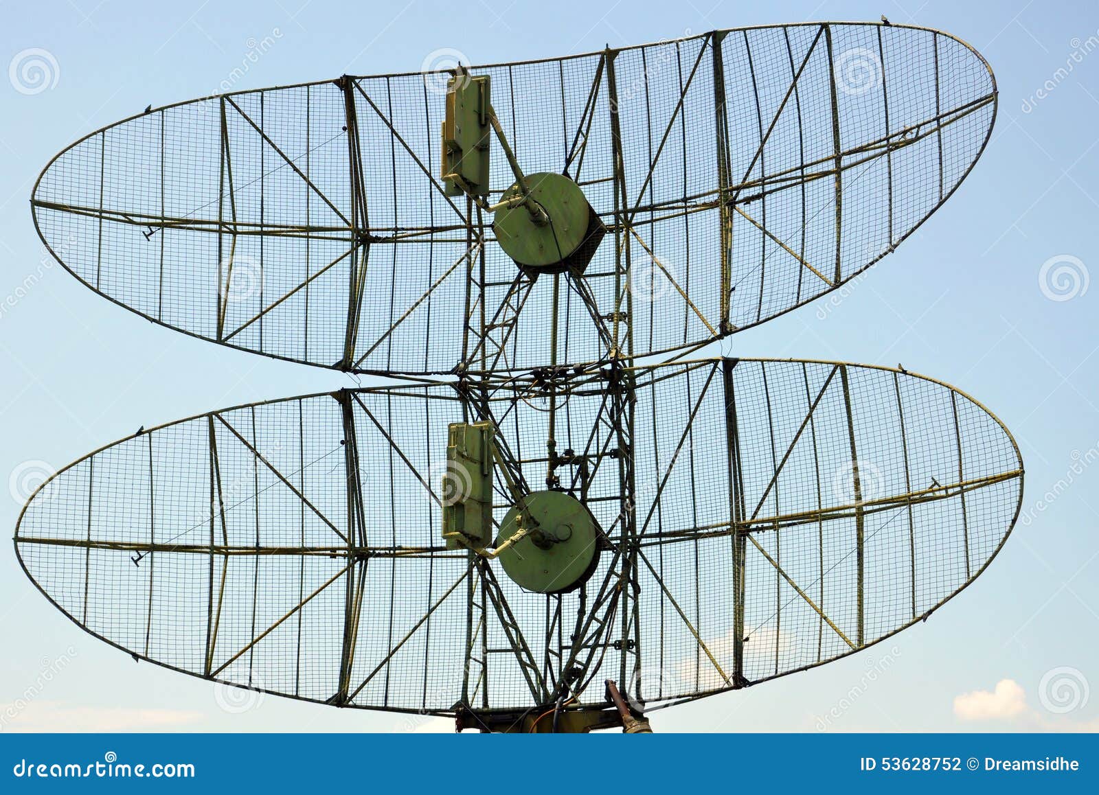 Military radar stock photo. Image of shield, military - 53628752