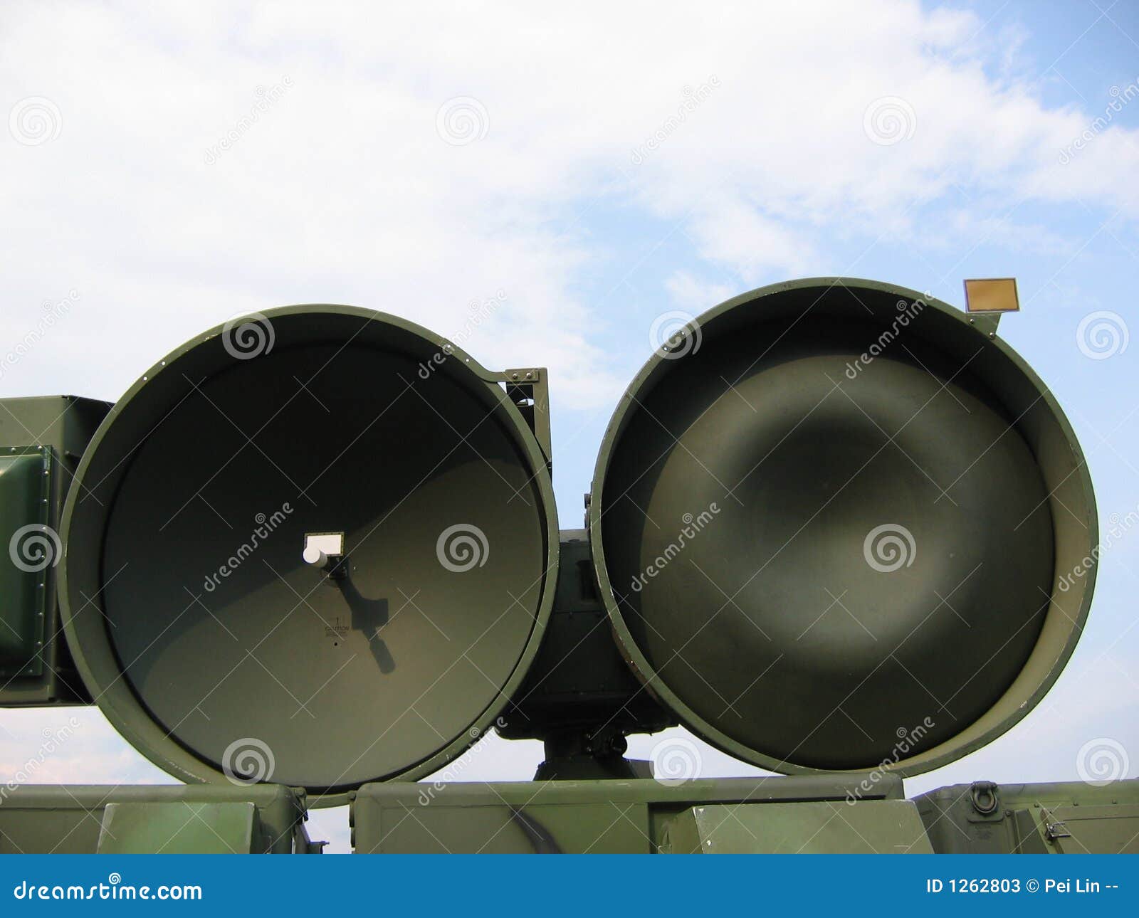 Military - radar dish stock image. Image of receiver, radar - 1262803