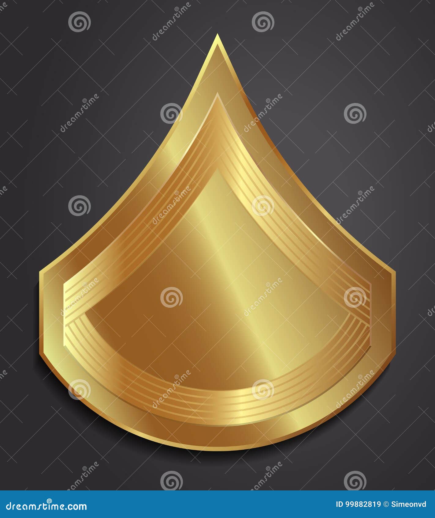 Military Ranks and Insignia. Stripes and Chevrons of Army Stock Vector ...