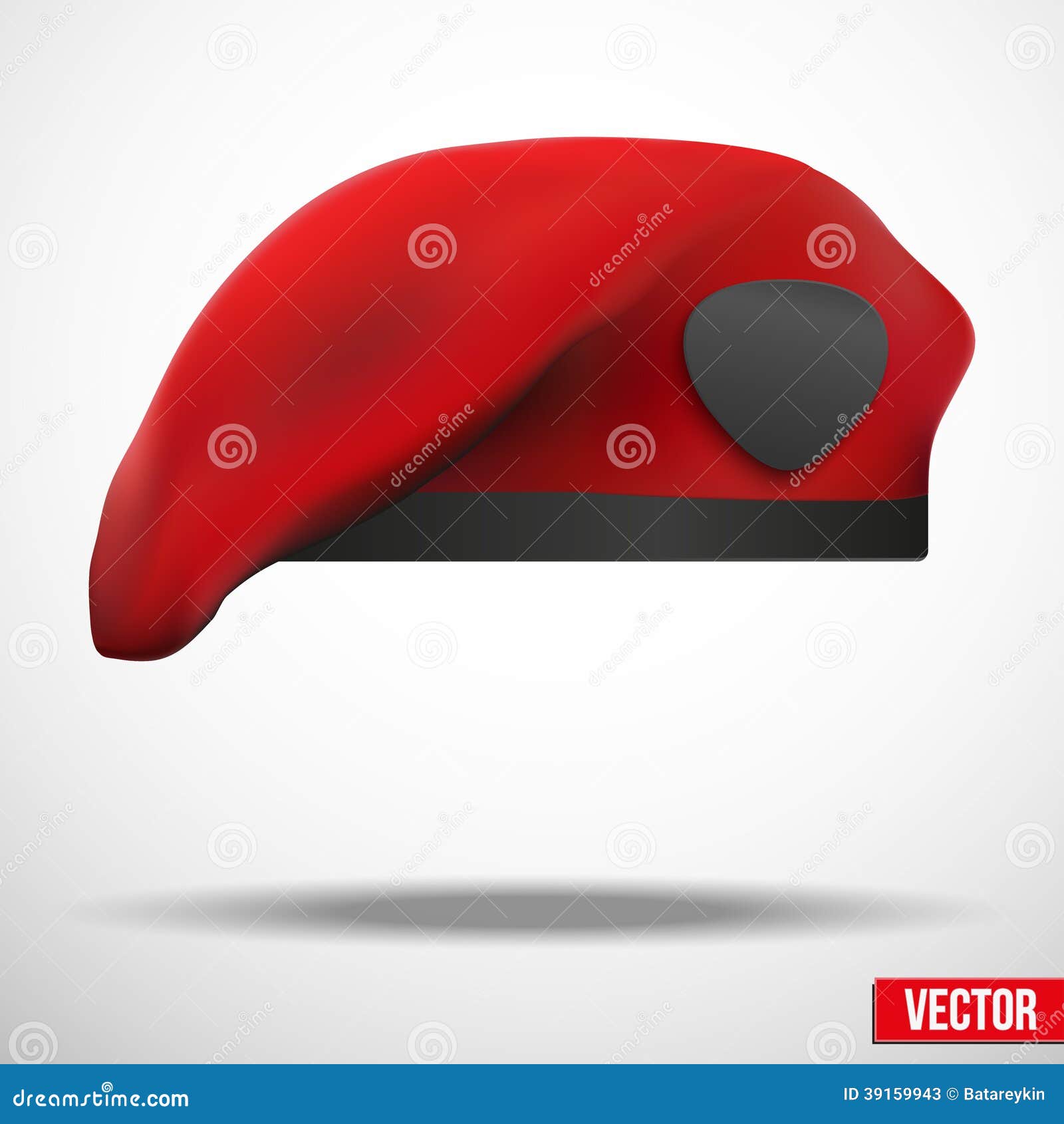 Military Red Beret Army Special Forces Cartoon Vector | CartoonDealer ...