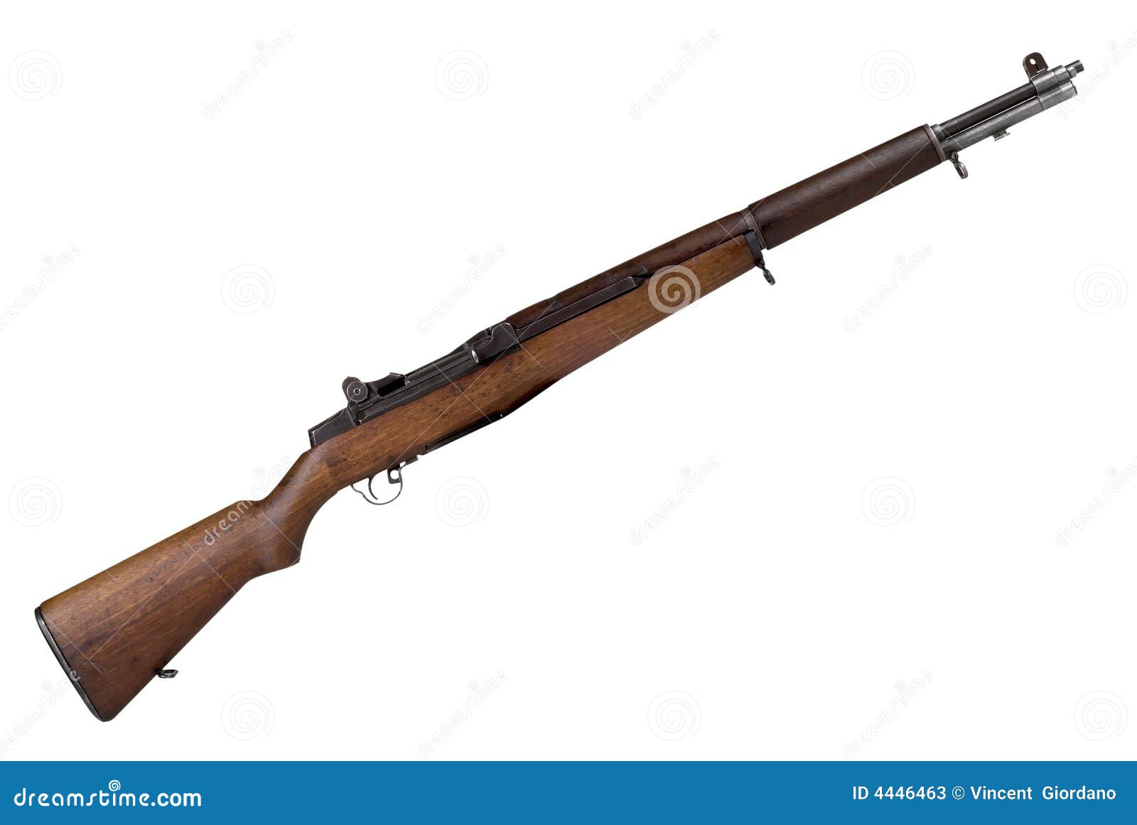 Military Rifle stock image. Image of loaded, wood, military - 4446463