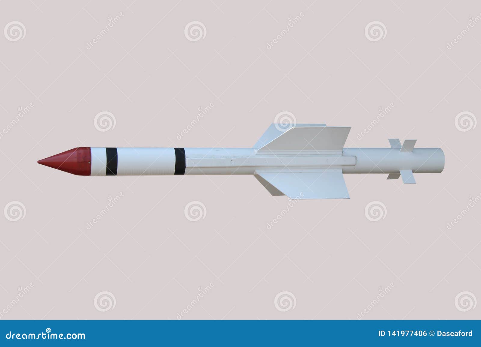 Military Rocket Missile. stock photo. Image of fire - 141977406