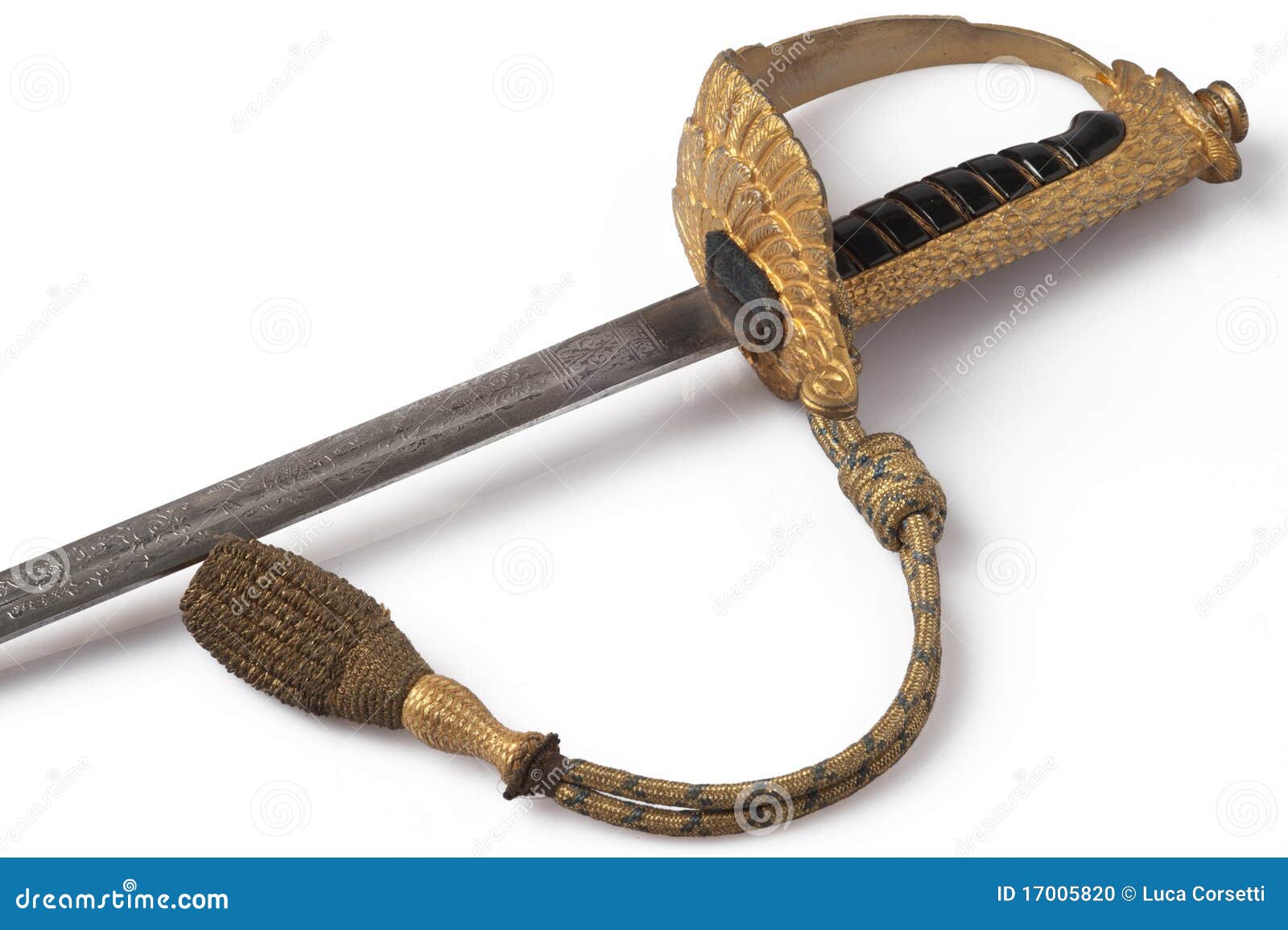 Sabre Isolated On Orange Background. Royalty-Free Stock Photography ...