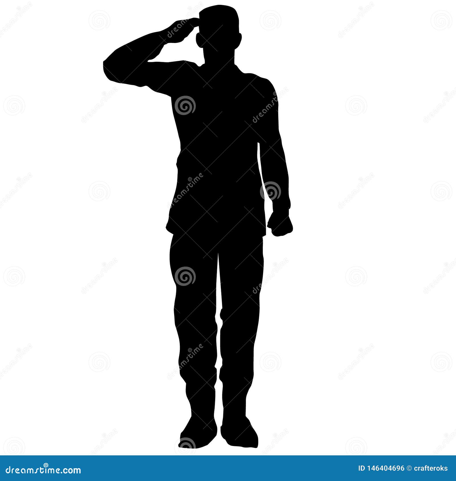 Soldier Salute Army Military Man Saluting Gesture War Captain Police ...