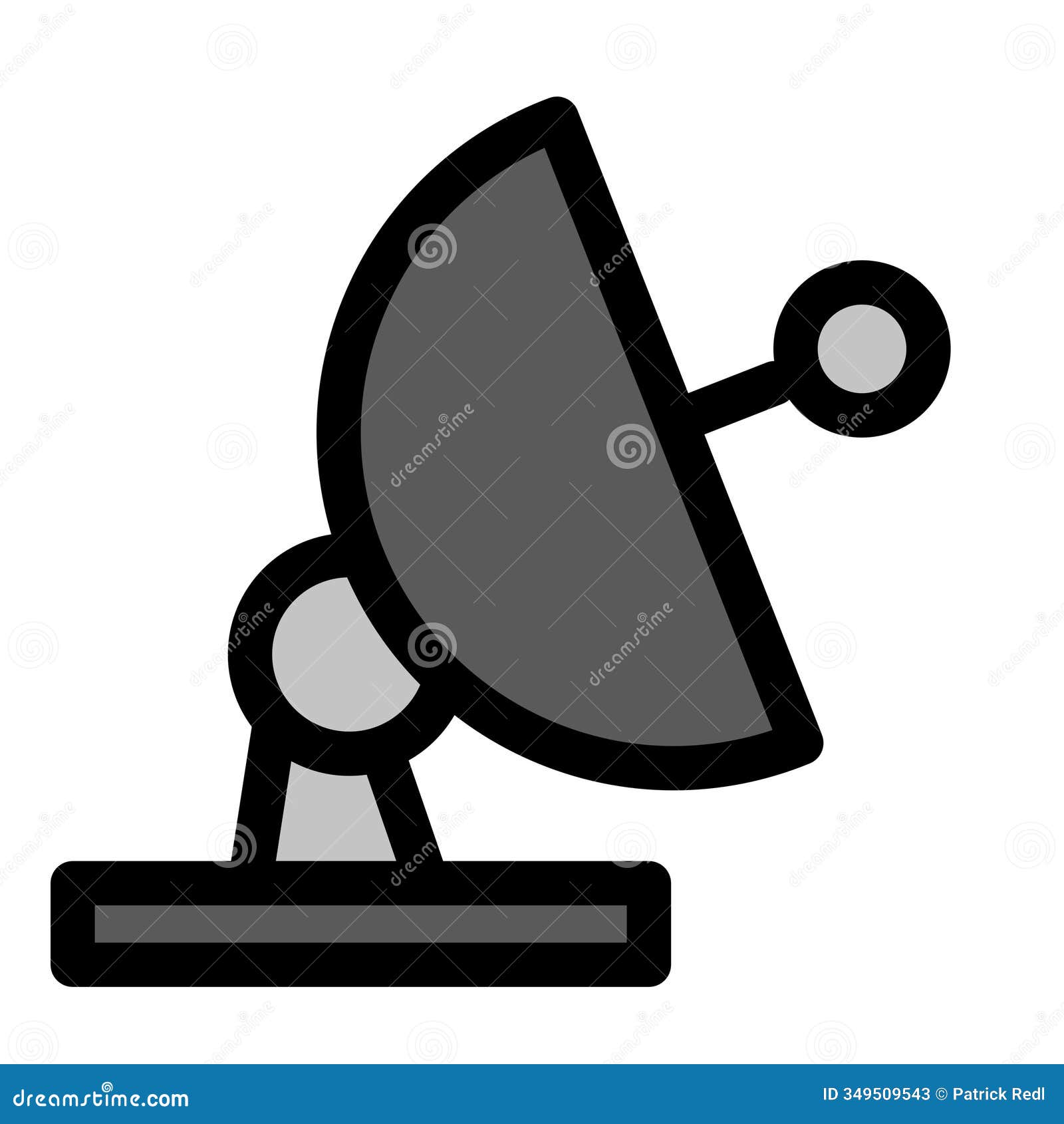 Military Satellite Technology Symbol - Military Icon Stock Illustration ...