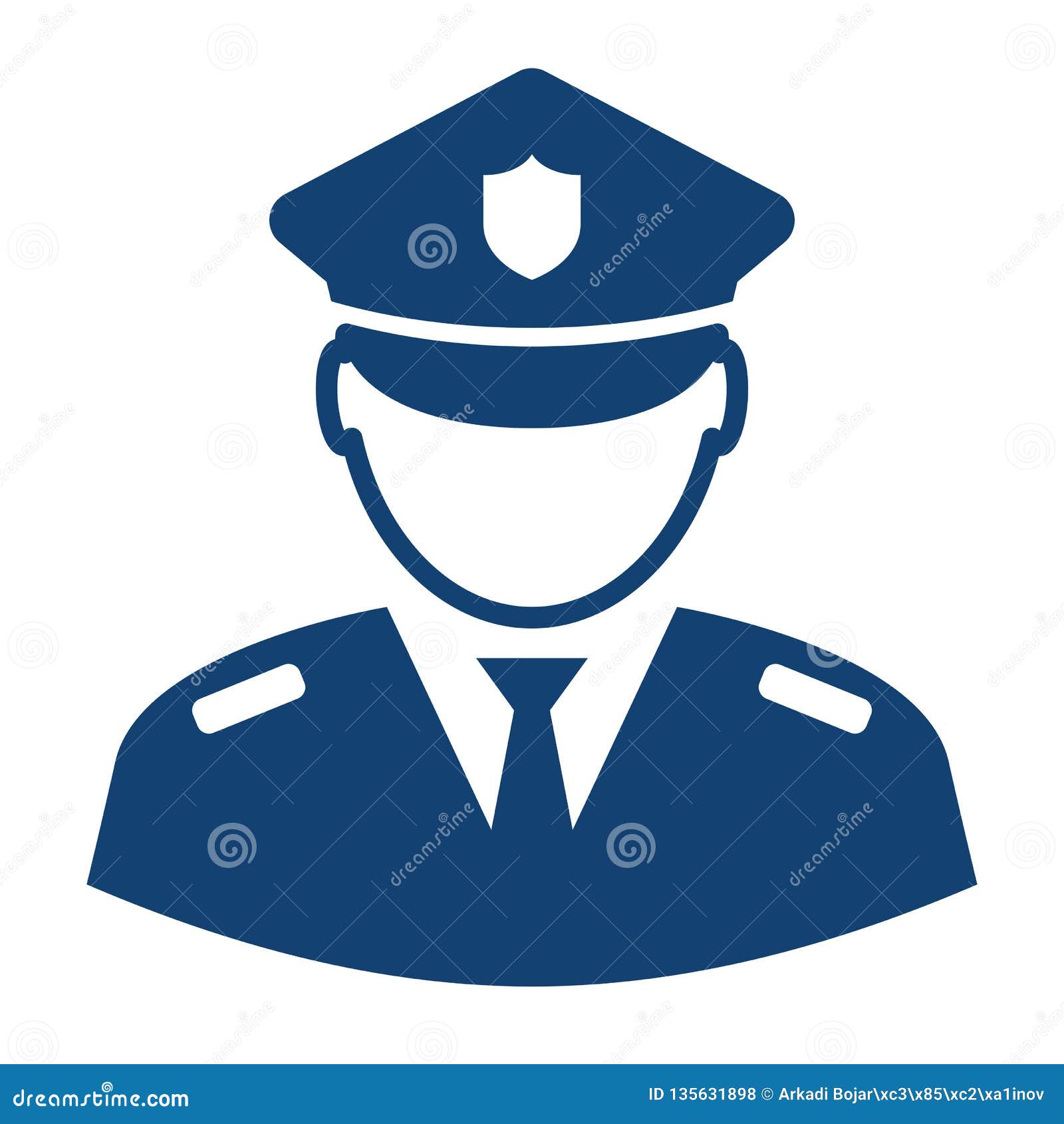 Military Serviceman Vector Icon Stock Vector - Illustration of ...