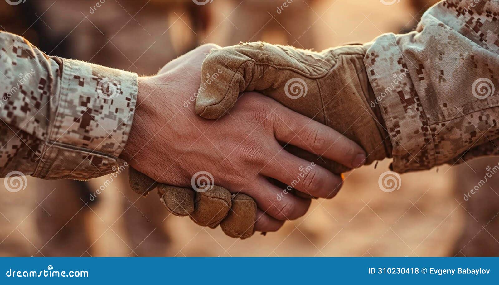 Military Shake Hands, Peace Negotiations, End of War - AI Generated ...