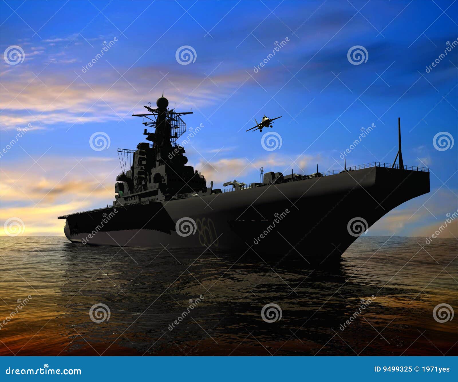 The military ship stock illustration. Illustration of boat - 9499325