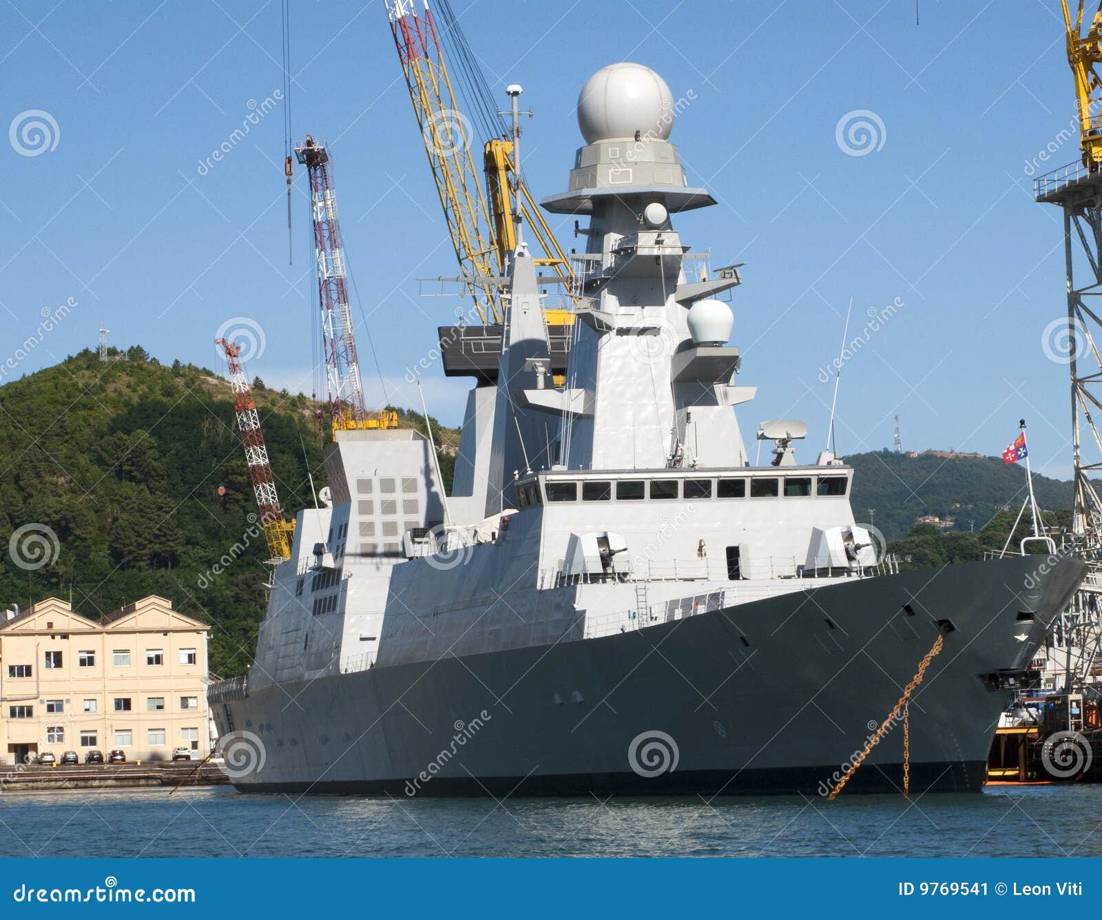 Military ship stock image. Image of boat, battleship, cargo - 9769541