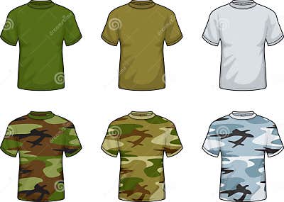 Military Shirts stock vector. Illustration of vector, clip - 1952914