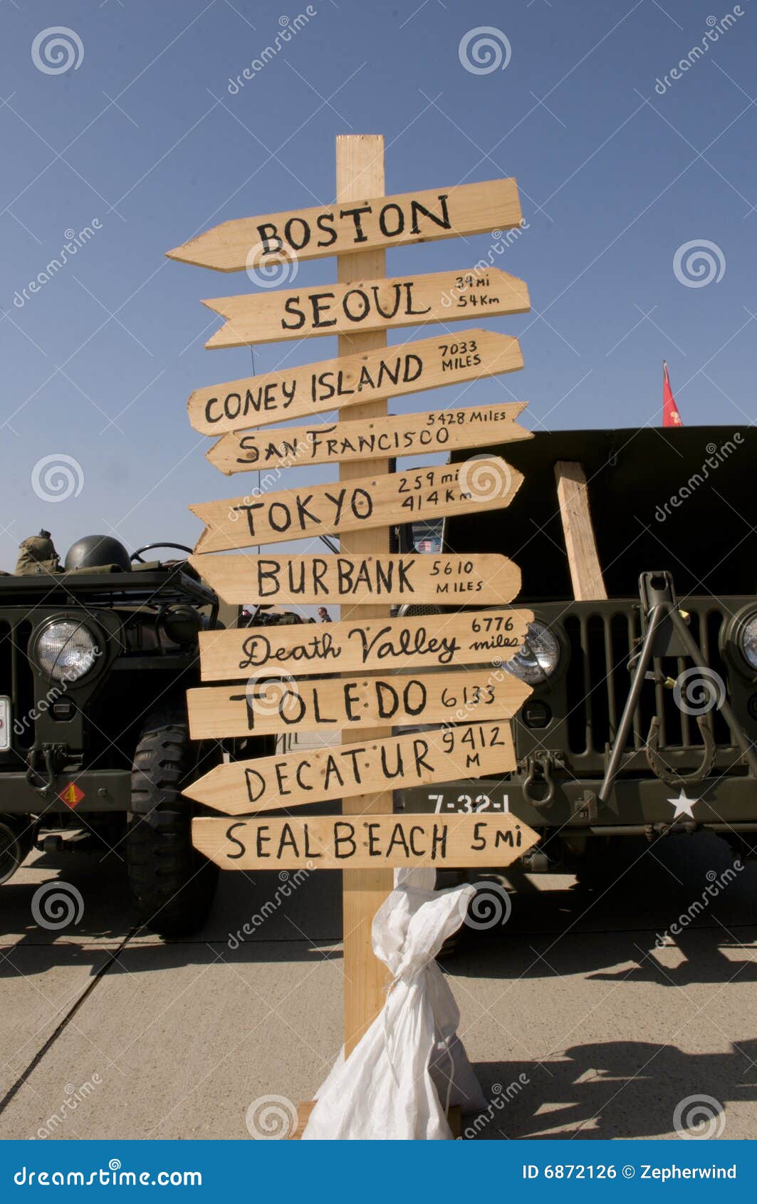Military sign post stock photo. Image of notice, guidance - 6872126
