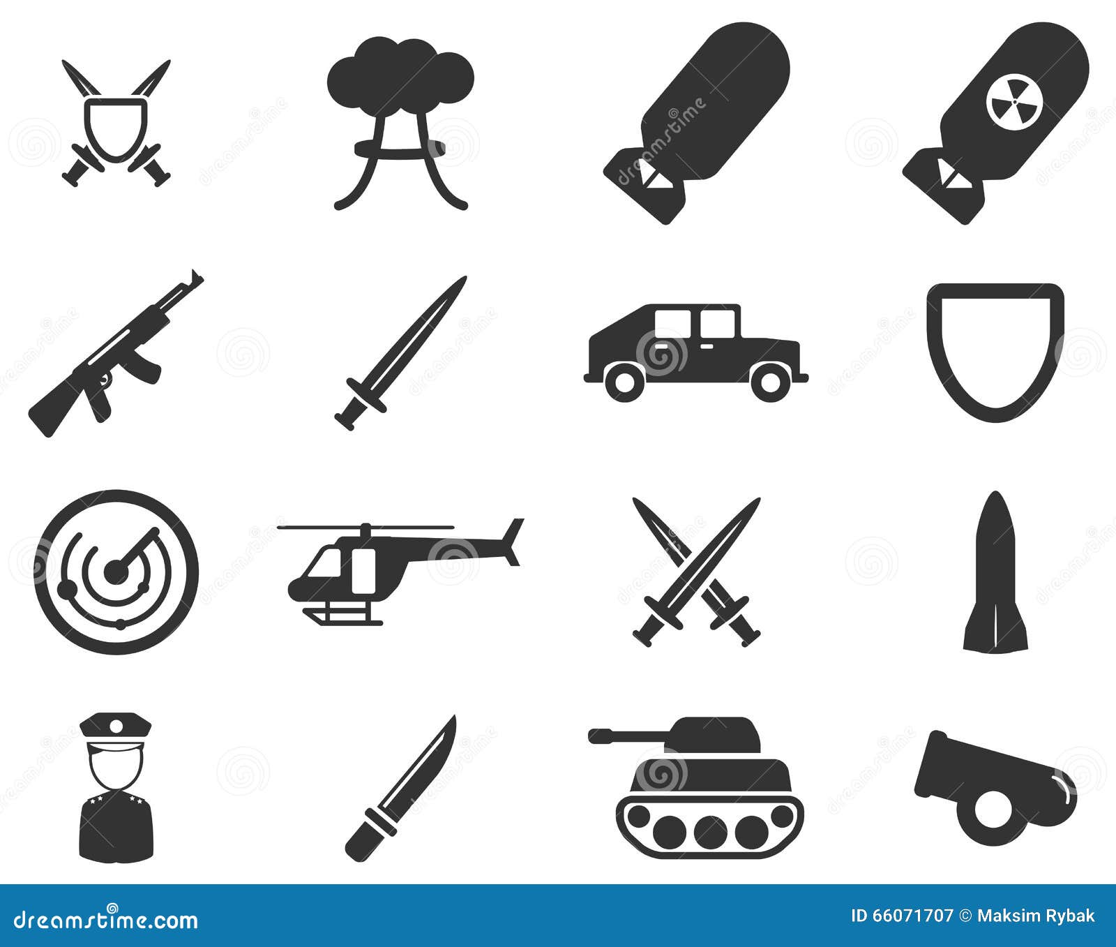 War Humvee Icons Stock Illustration | CartoonDealer.com #86672242