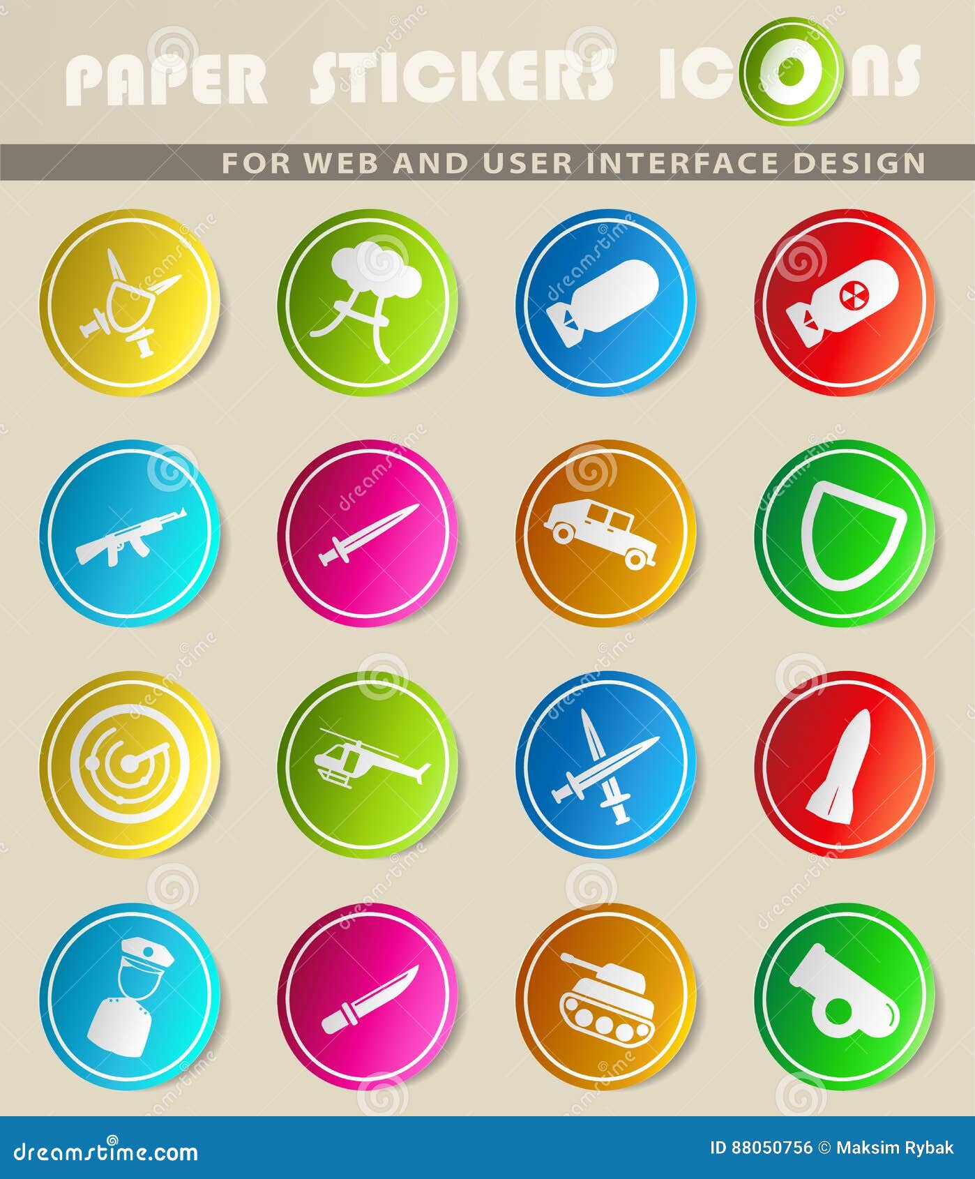 War Humvee Icons Stock Illustration | CartoonDealer.com #86672242