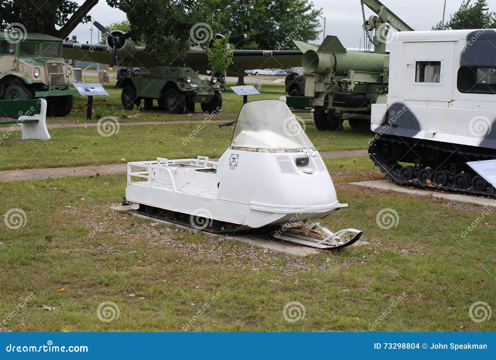 Military snowmobile stock photo. Image of bombardier - 73298804