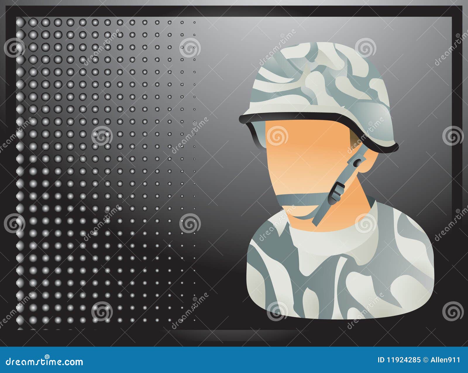 Military Man, Soldier Side View, Turned Head, Camouflage, Army Trooper ...