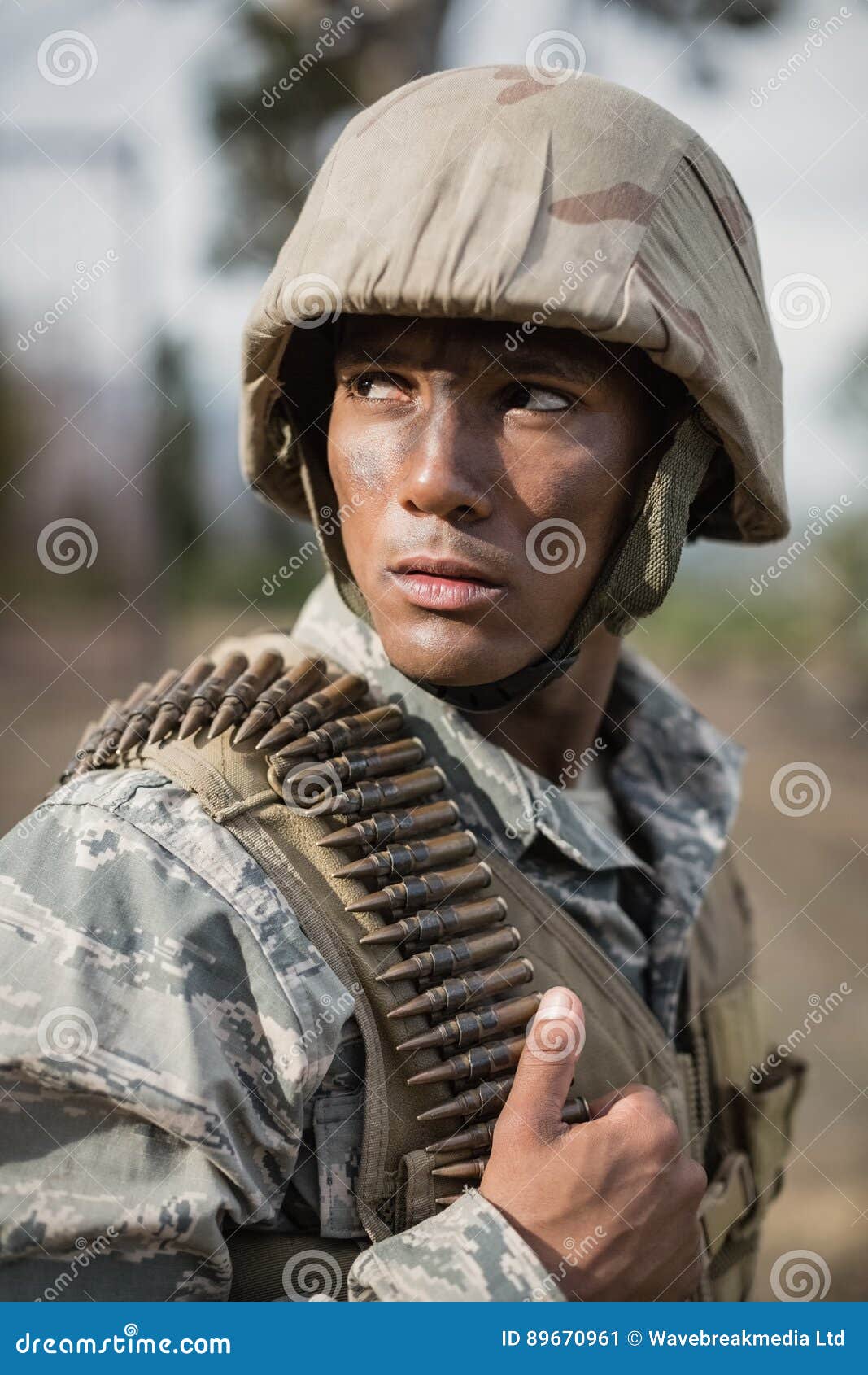 Military Soldier during Training Exercise with Weapon Stock Image ...