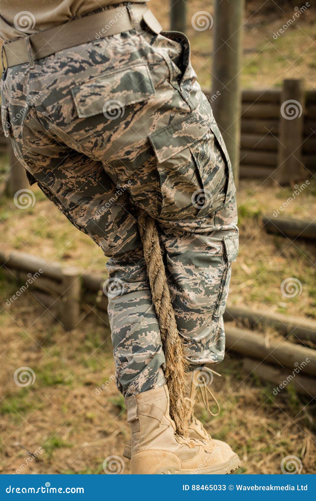 Military Soldier Training Rope Climbing Stock Image - Image of marines ...