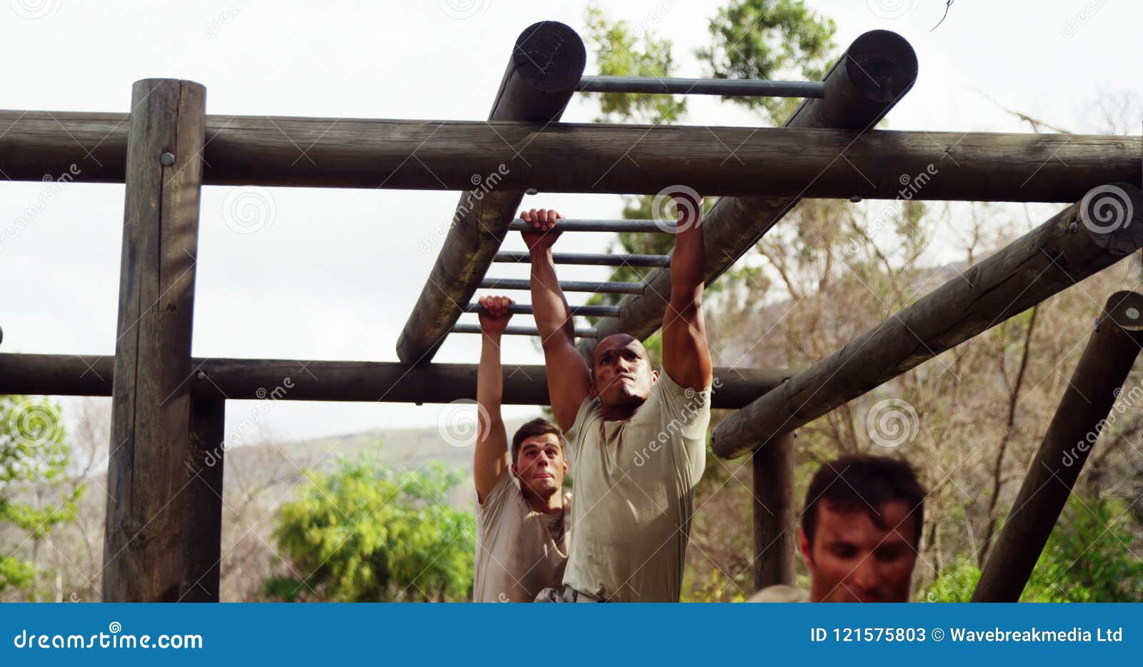 Military Soldiers Climbing Monkey Bars 4k Stock Video - Video of ...