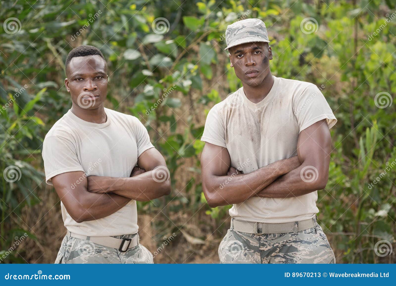 Military Soldiers Standing Together during Obstacle Course Stock Image ...