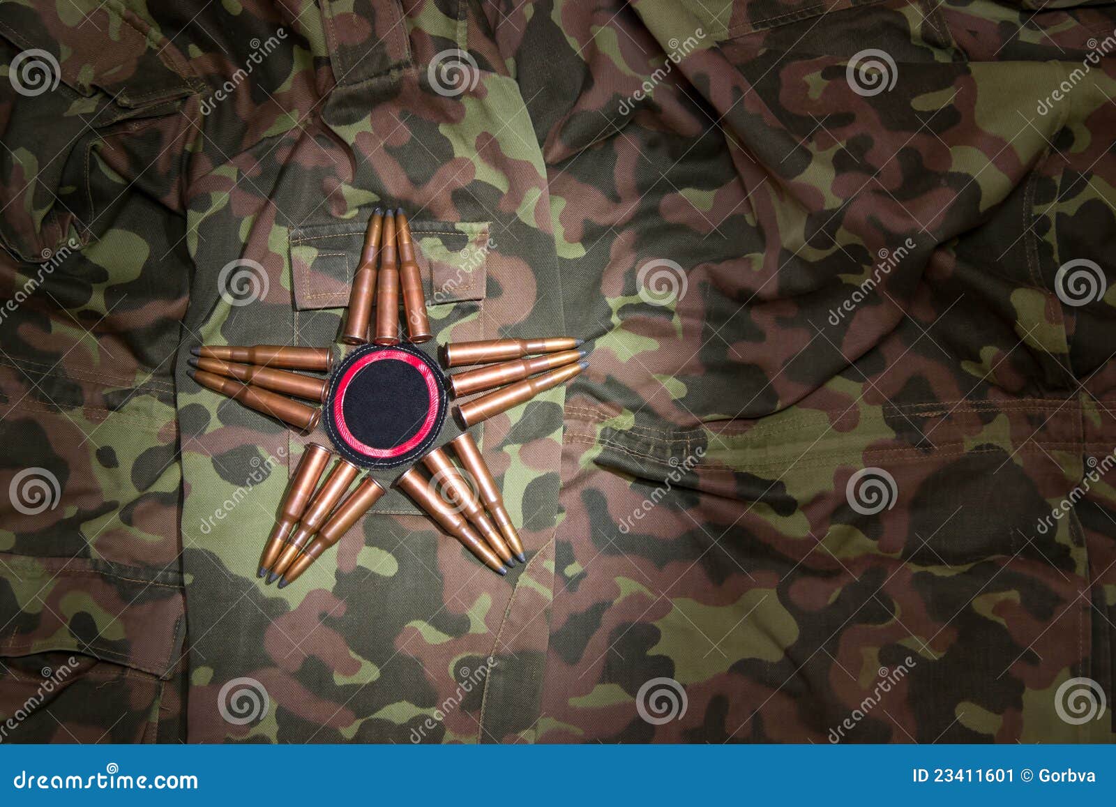 Military star stock image. Image of shell, ammunition - 23411601