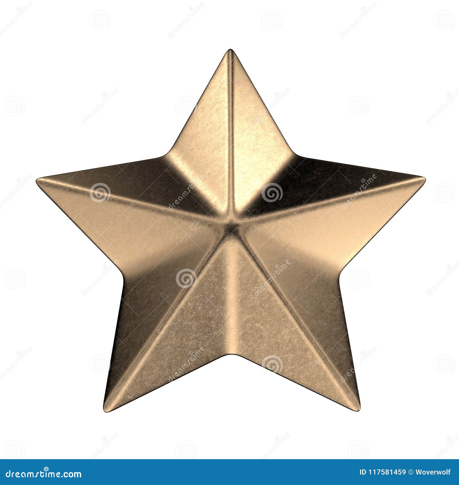 Military star 3d rendering stock image. Image of gold - 117581459