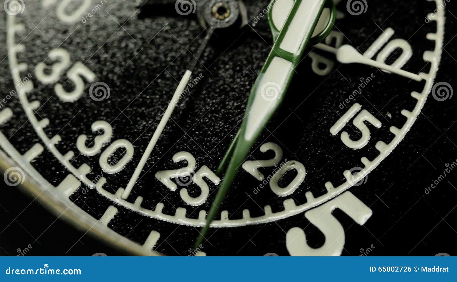 Military Stopwatch Clock Face Close Up. Stock Footage - Video of fast ...