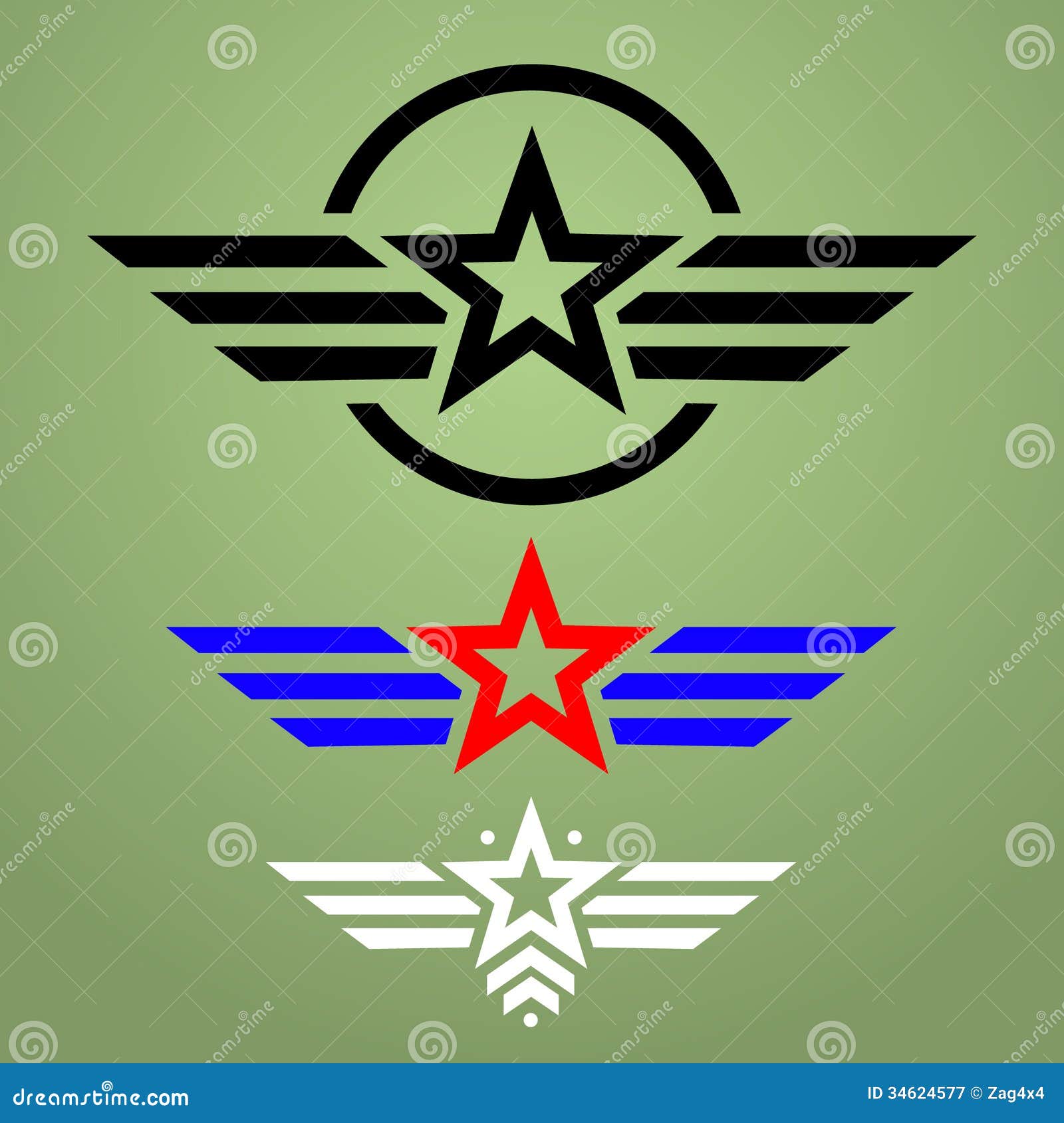 Military Star Clipart