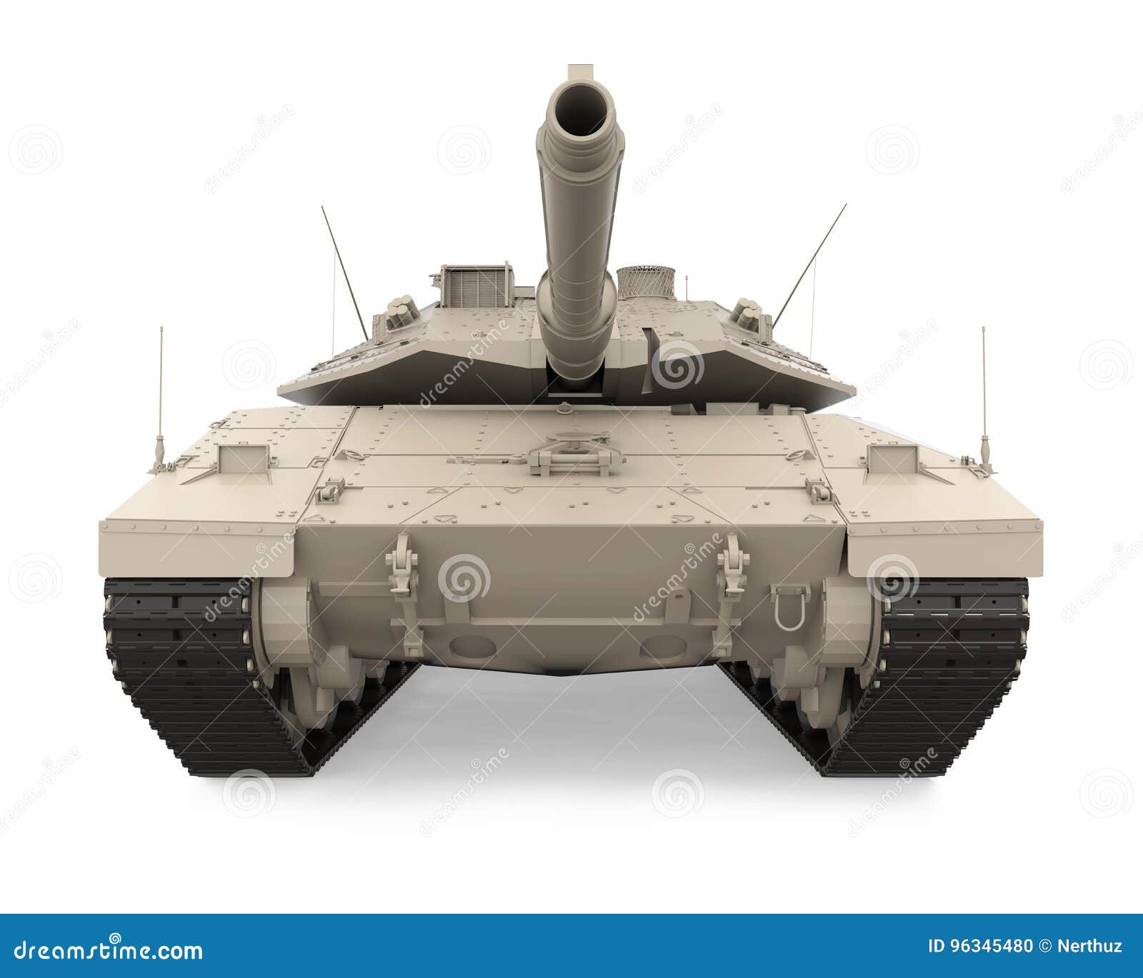 Military Tank Isolated stock illustration. Illustration of fight - 96345480