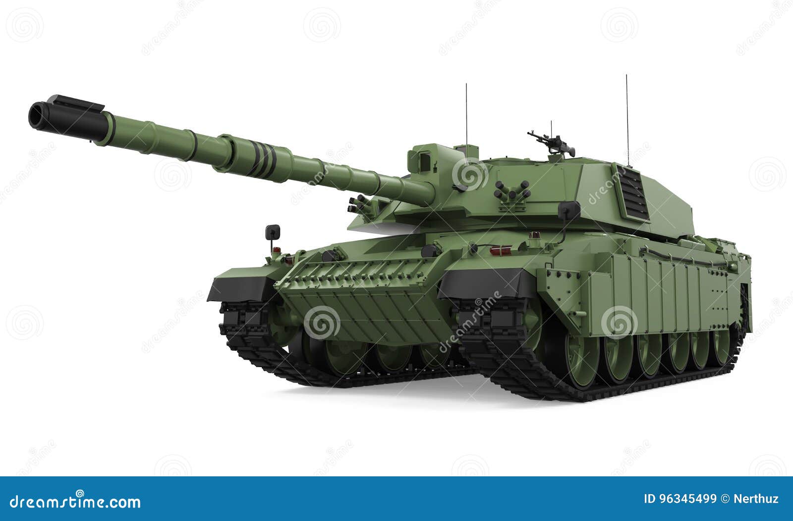 Military Tank Isolated stock illustration. Illustration of armoured ...
