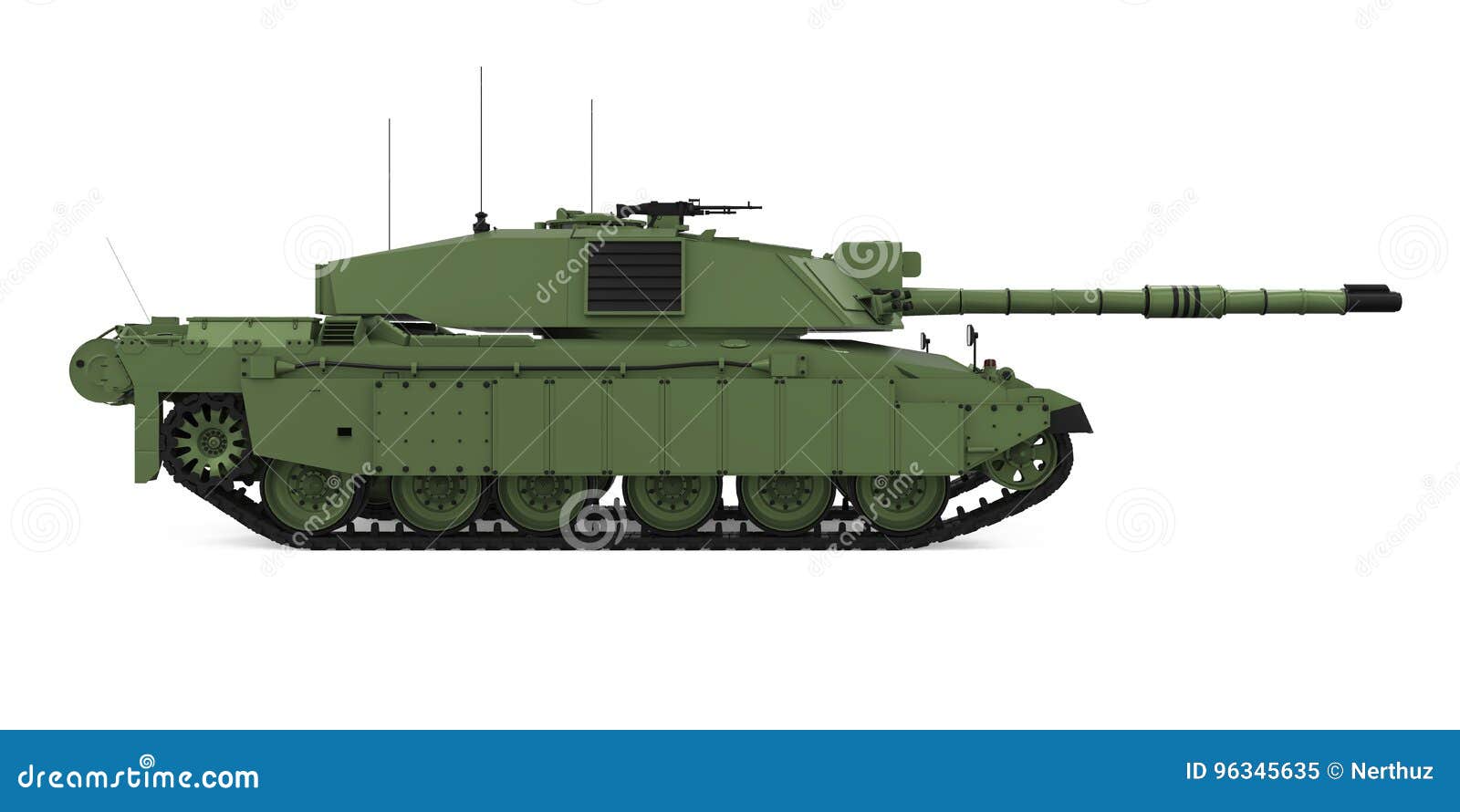 Military Tank Isolated stock illustration. Illustration of armored ...