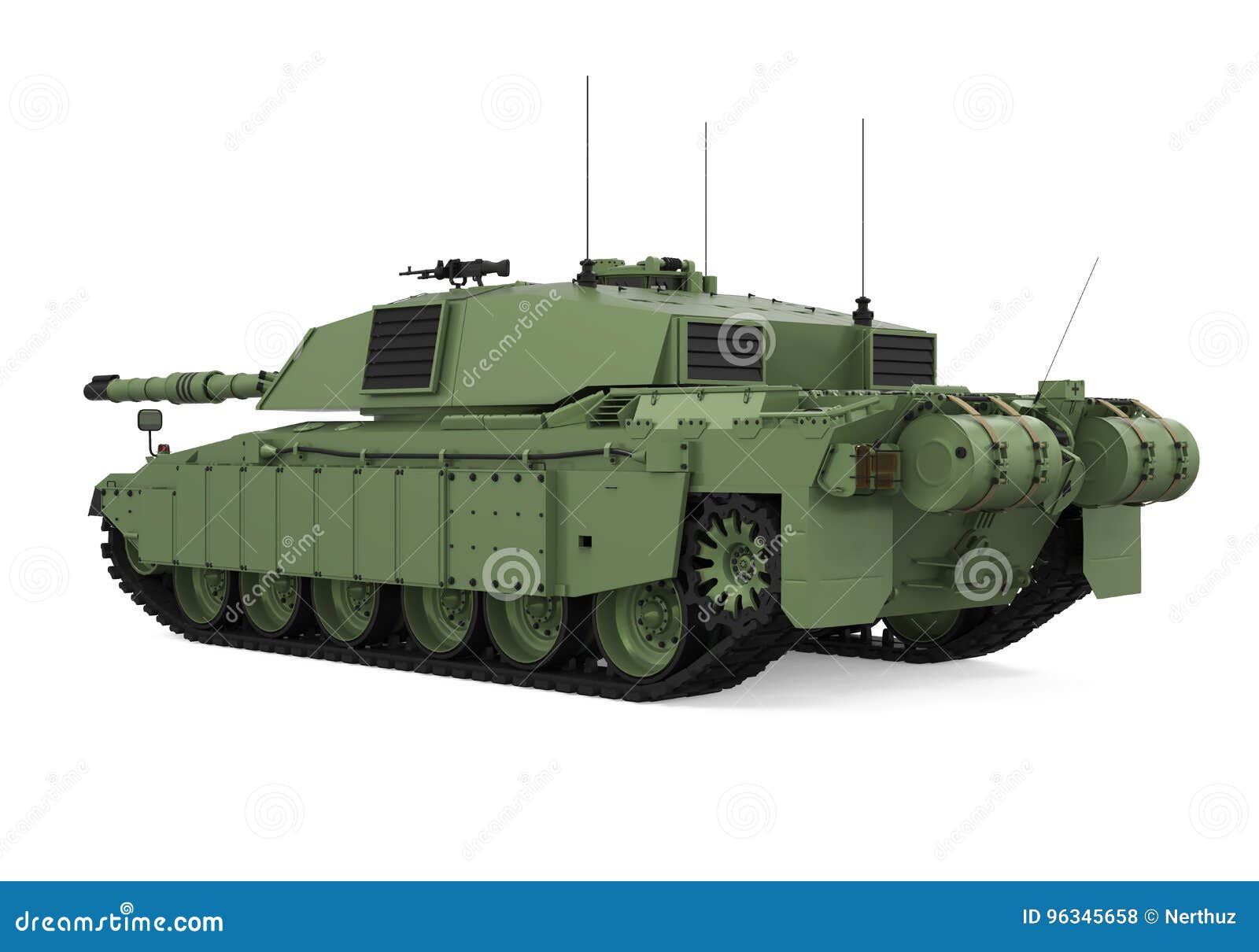 Military Tank Isolated stock illustration. Illustration of army - 96345658