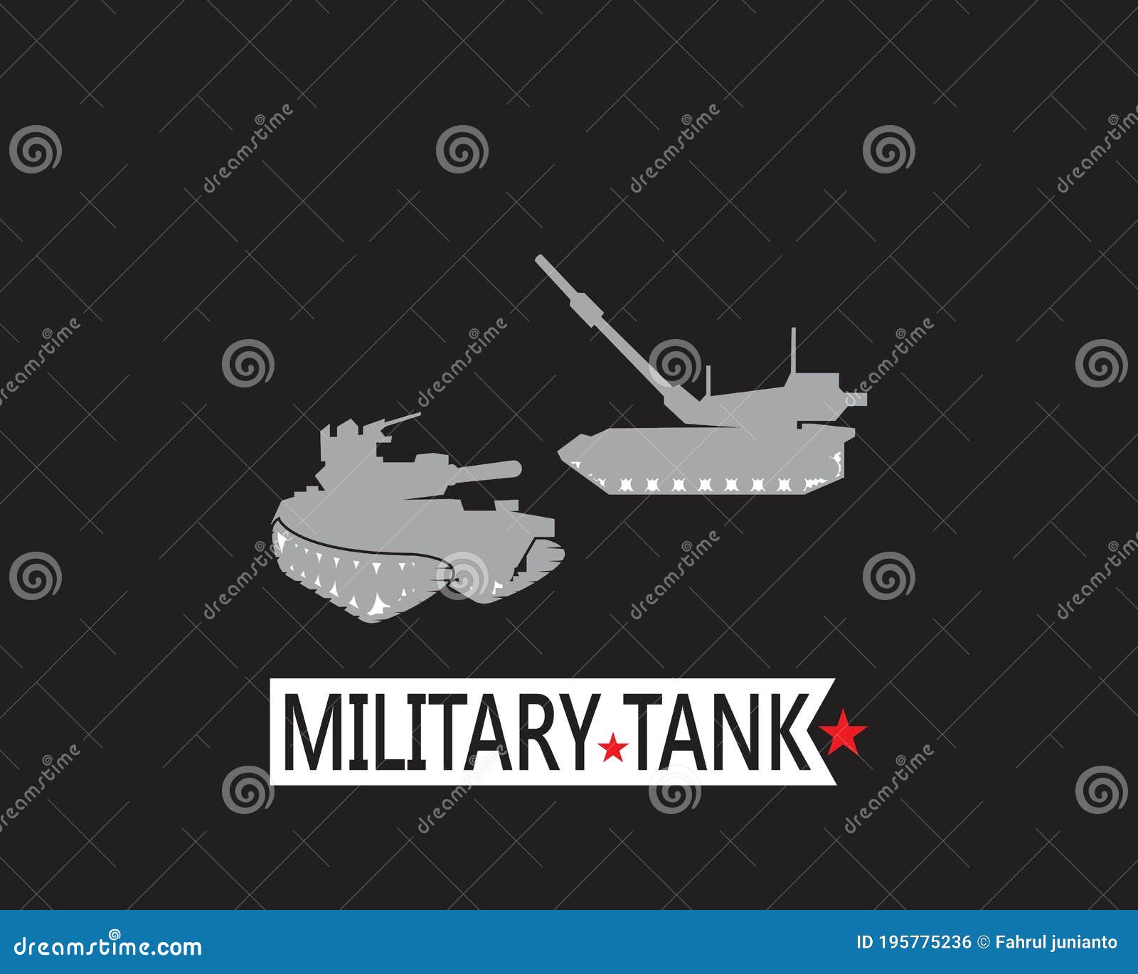 Military Tank Logo Vector Template Stock Vector - Illustration of army ...