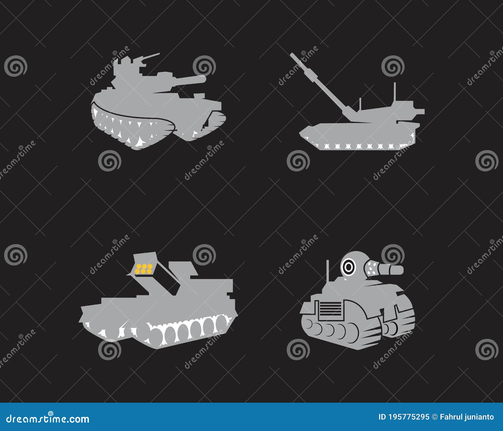 Military Tank Logo Vector Template Stock Vector - Illustration of tank ...