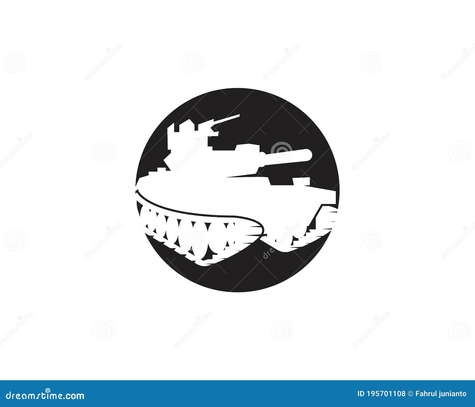 Military Tank Logo Vector Template Stock Vector - Illustration of ...