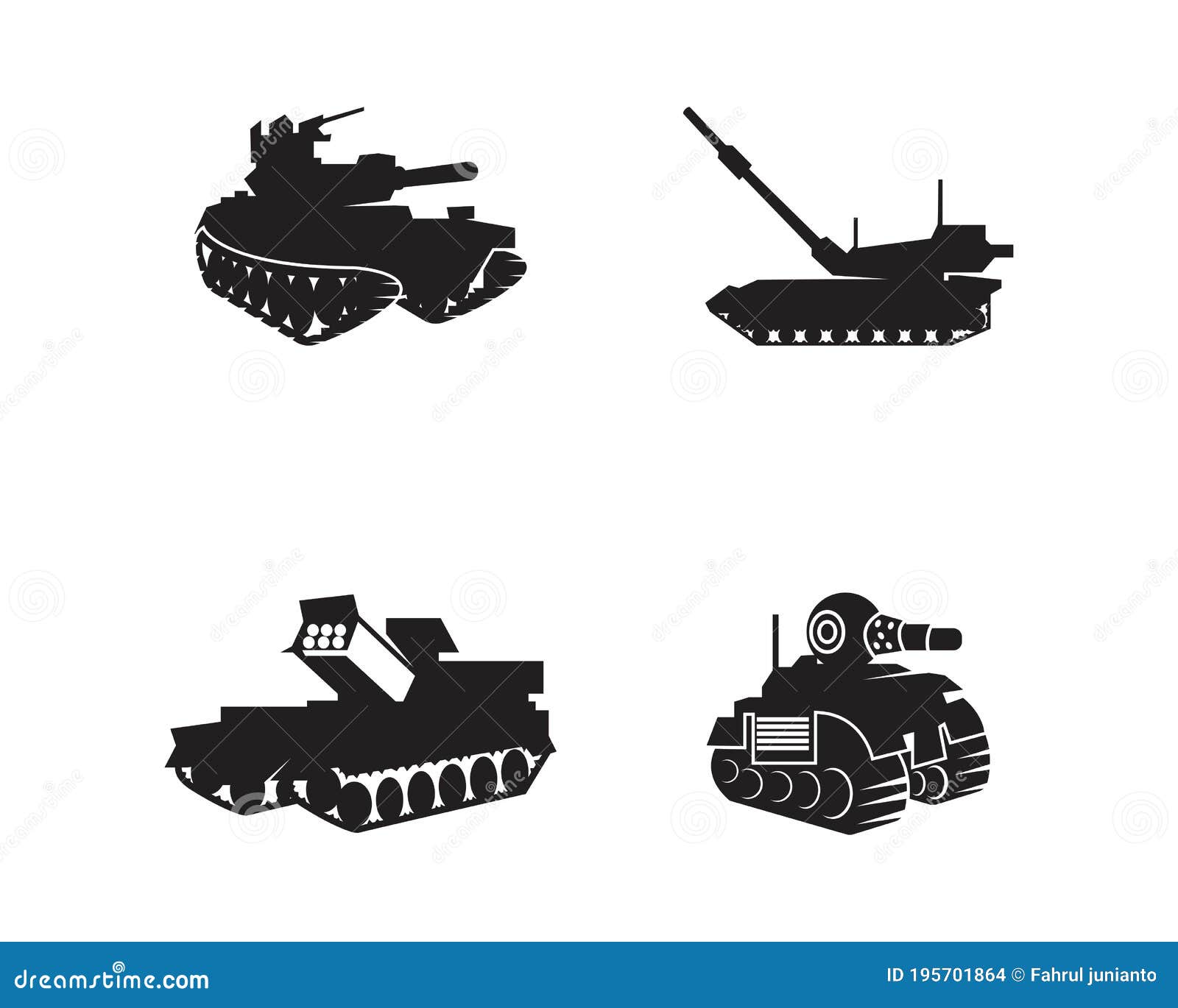 Military Tank Logo Vector Template Stock Vector - Illustration of armed ...