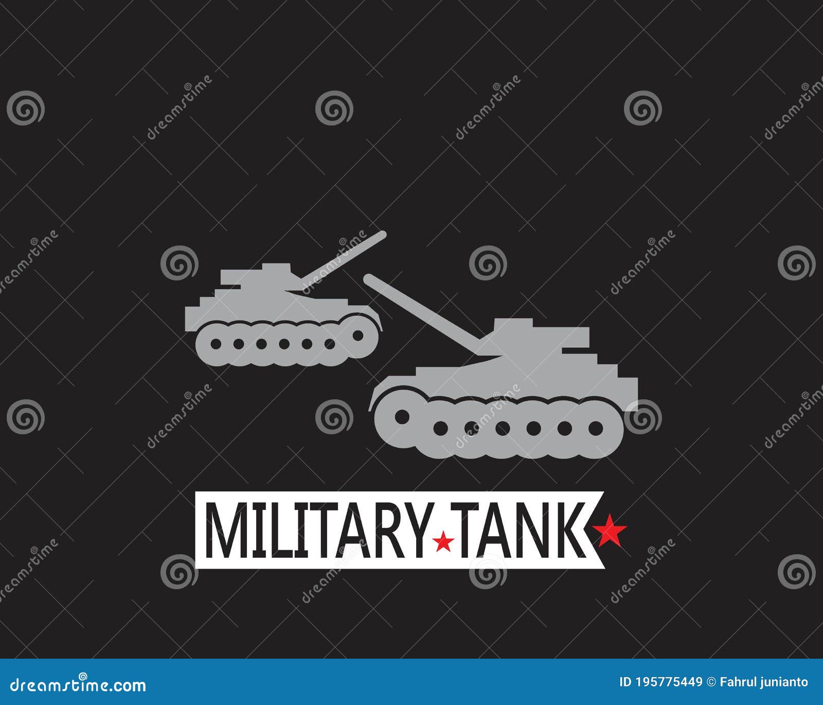Military Tank Logo Vector Template Stock Vector - Illustration of black ...
