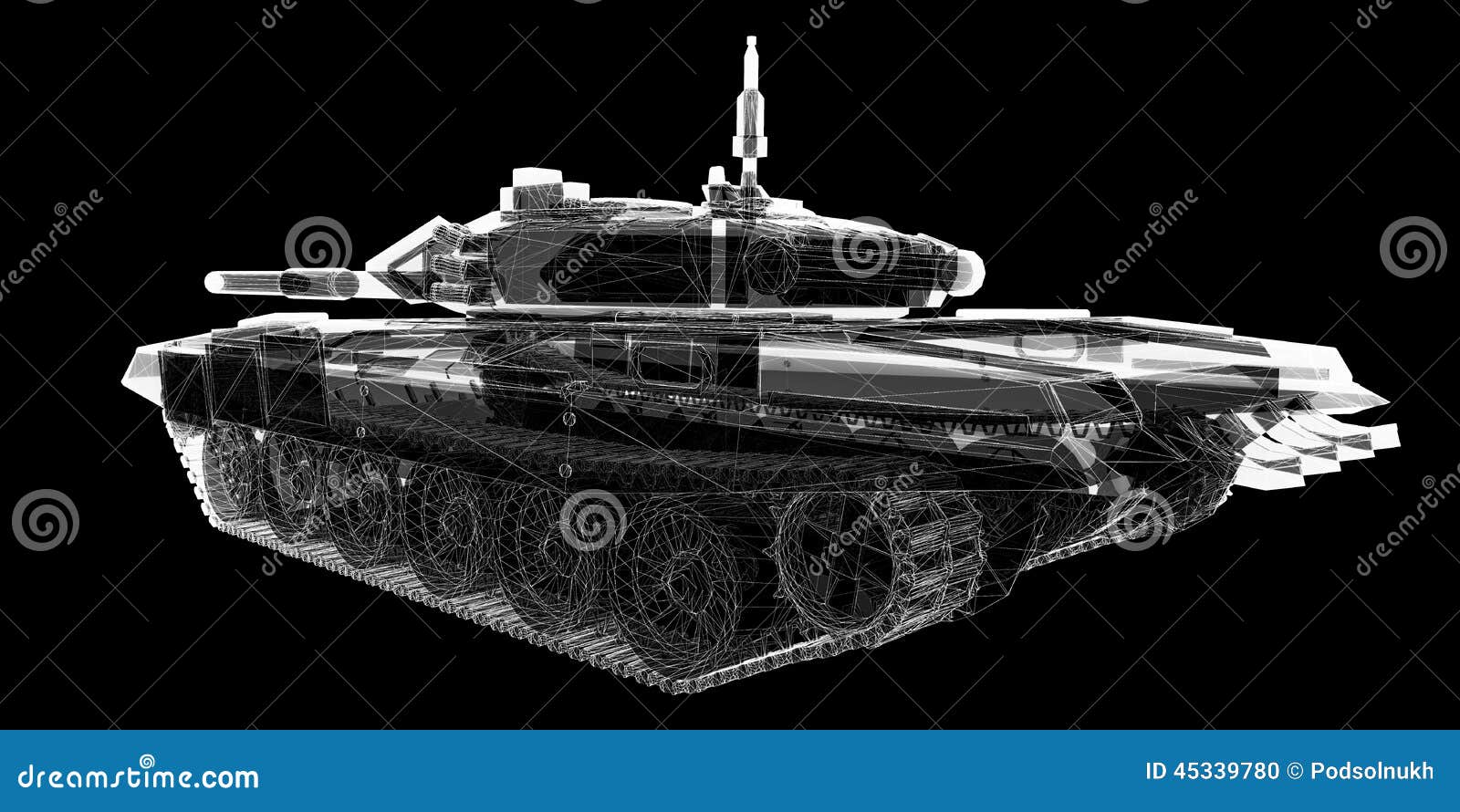 Military tank stock illustration. Illustration of structure - 45339780