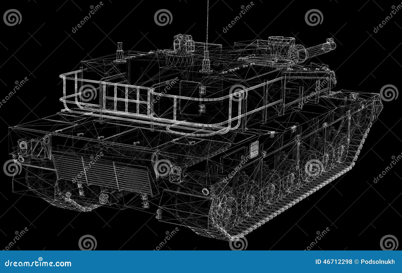 Military tank stock photo. Image of caterpillar, power - 46712298