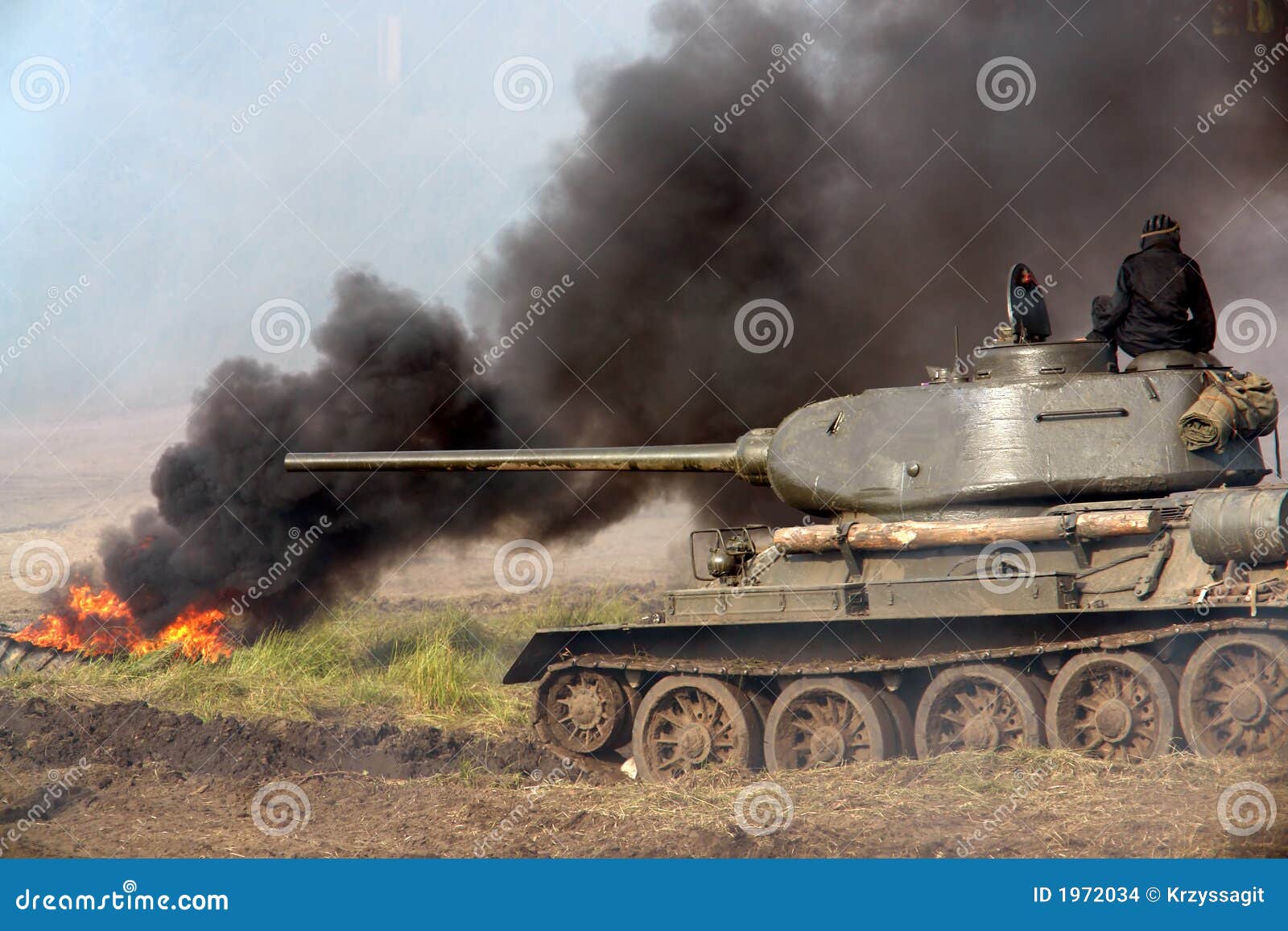 Military Tank, Old Type, WWII Stock Photo - Image of weapon, tank: 1972034