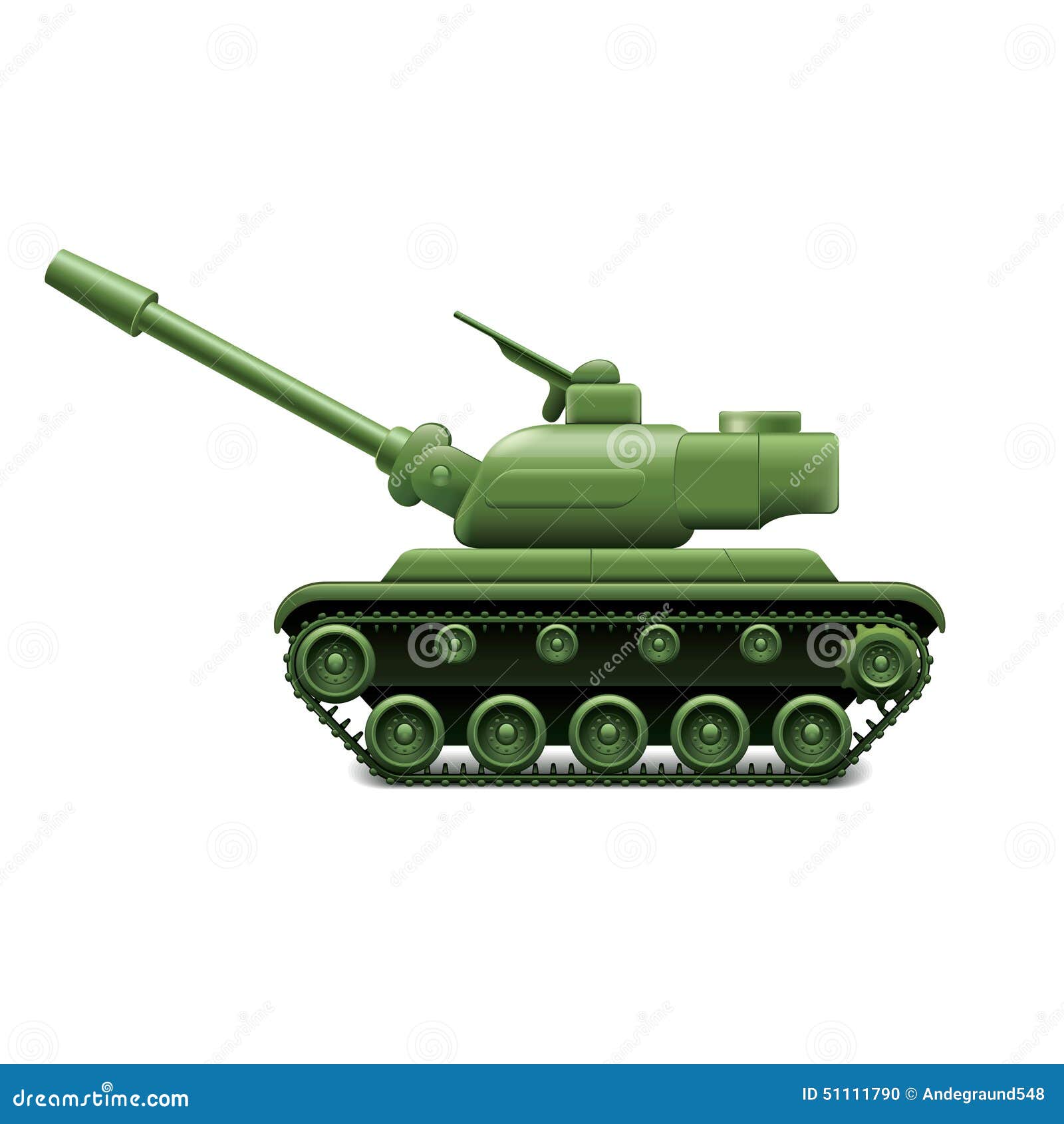 Military Tank on White Vector Stock Vector - Illustration of symbol ...