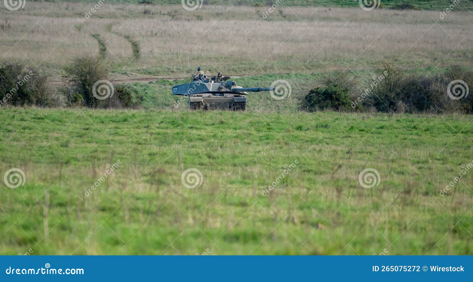 Military Tanks Moving in a Field Stock Photo - Image of army, weapon ...