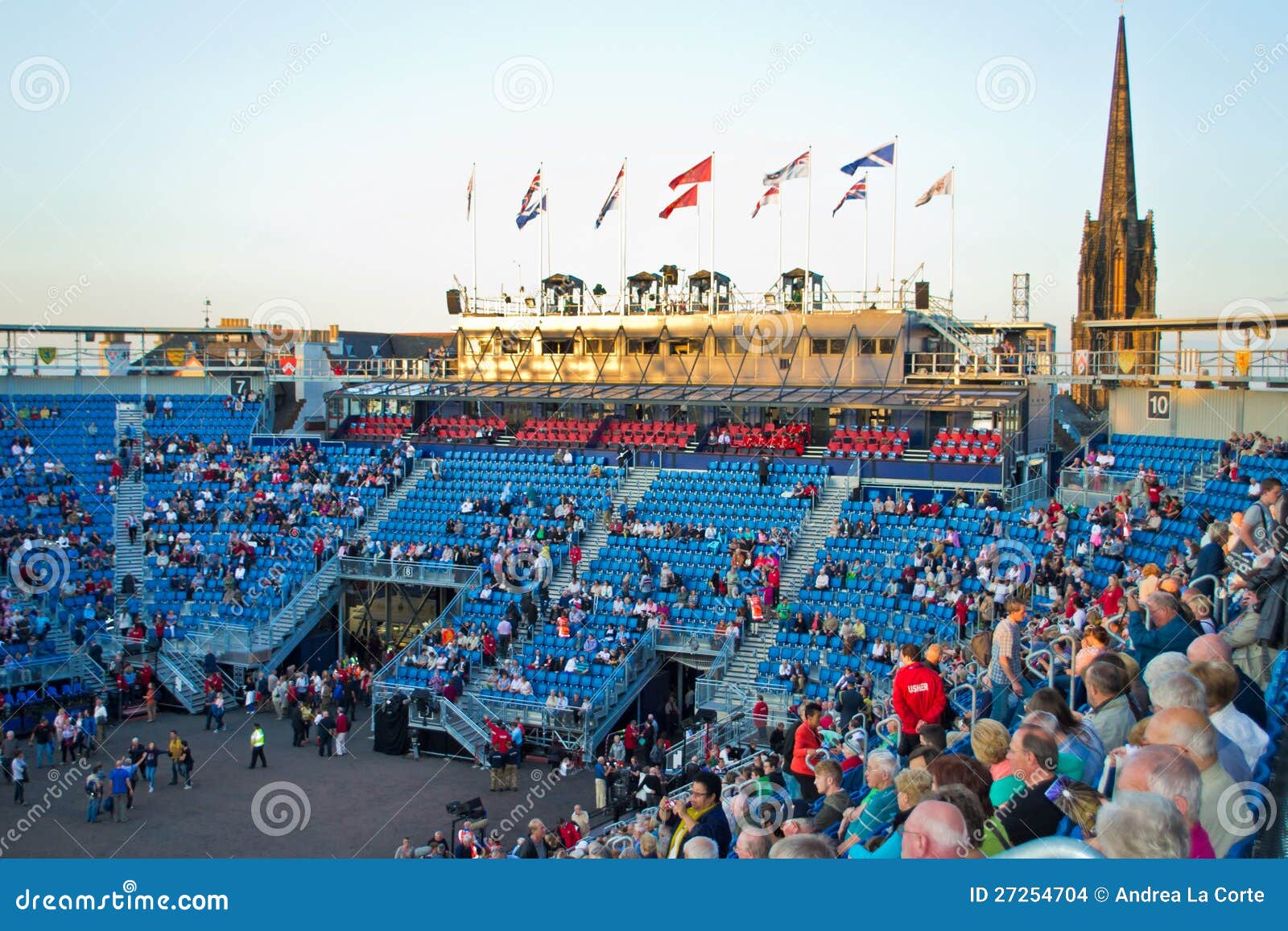 Military Tattoo VIP Stand editorial stock image. Image of fifes - 27254704