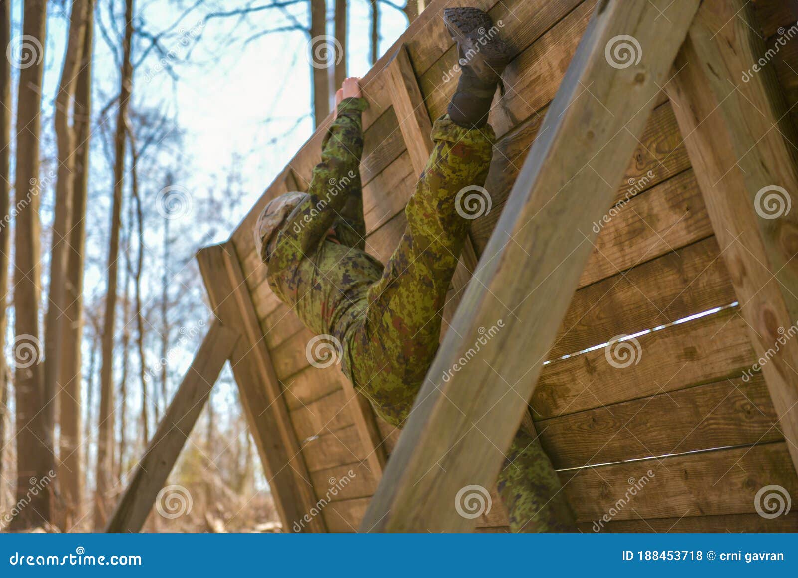 Military Training at the Academy of a Young Cadet Officer Stock Photo ...