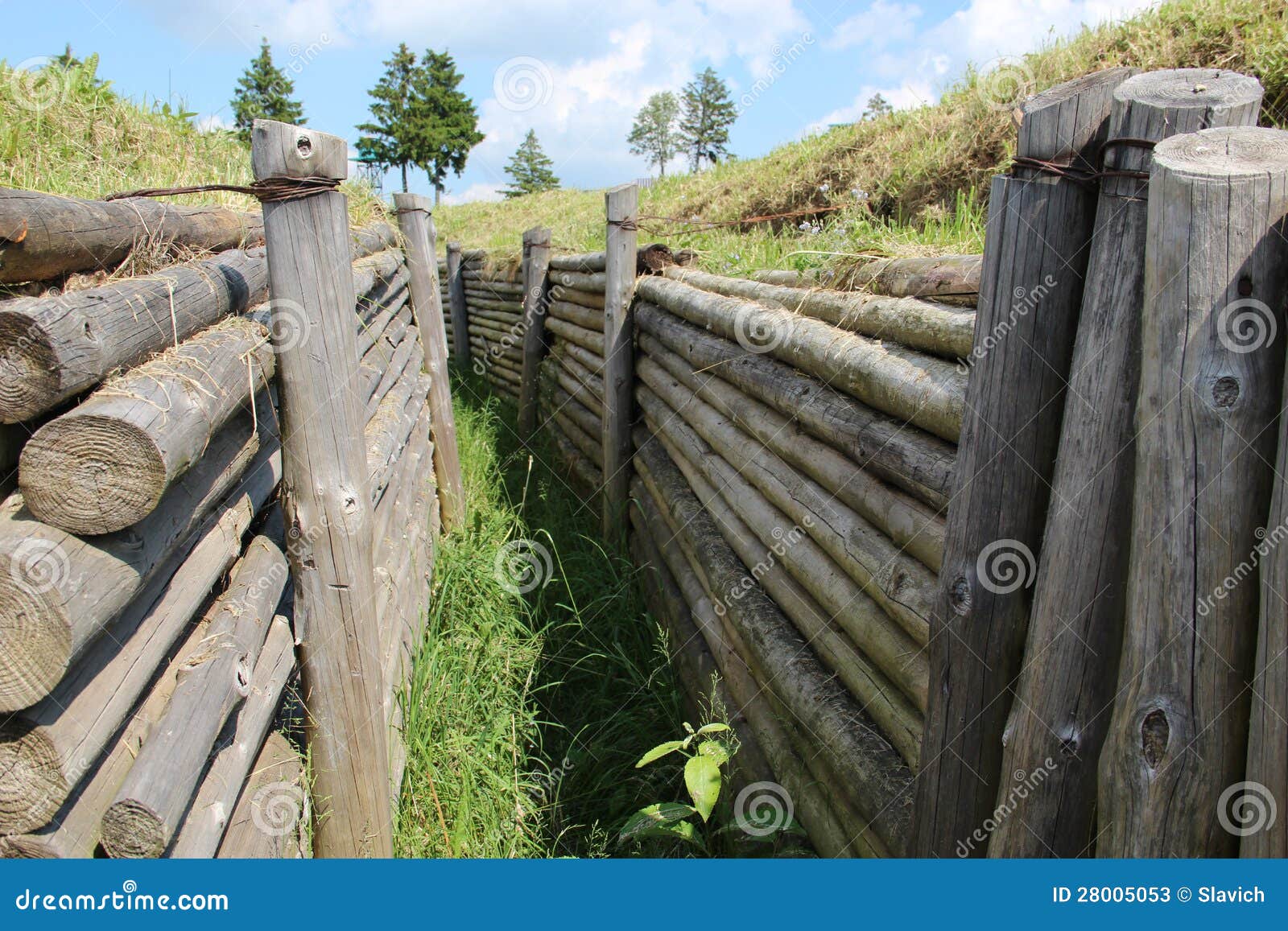 Military trench stock image. Image of soviet, military - 28005053