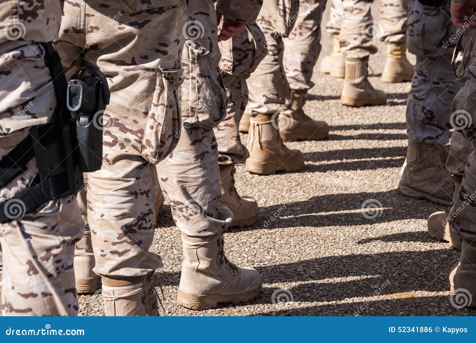 Military Troops in Formation Stock Photo - Image of graduation, arid ...