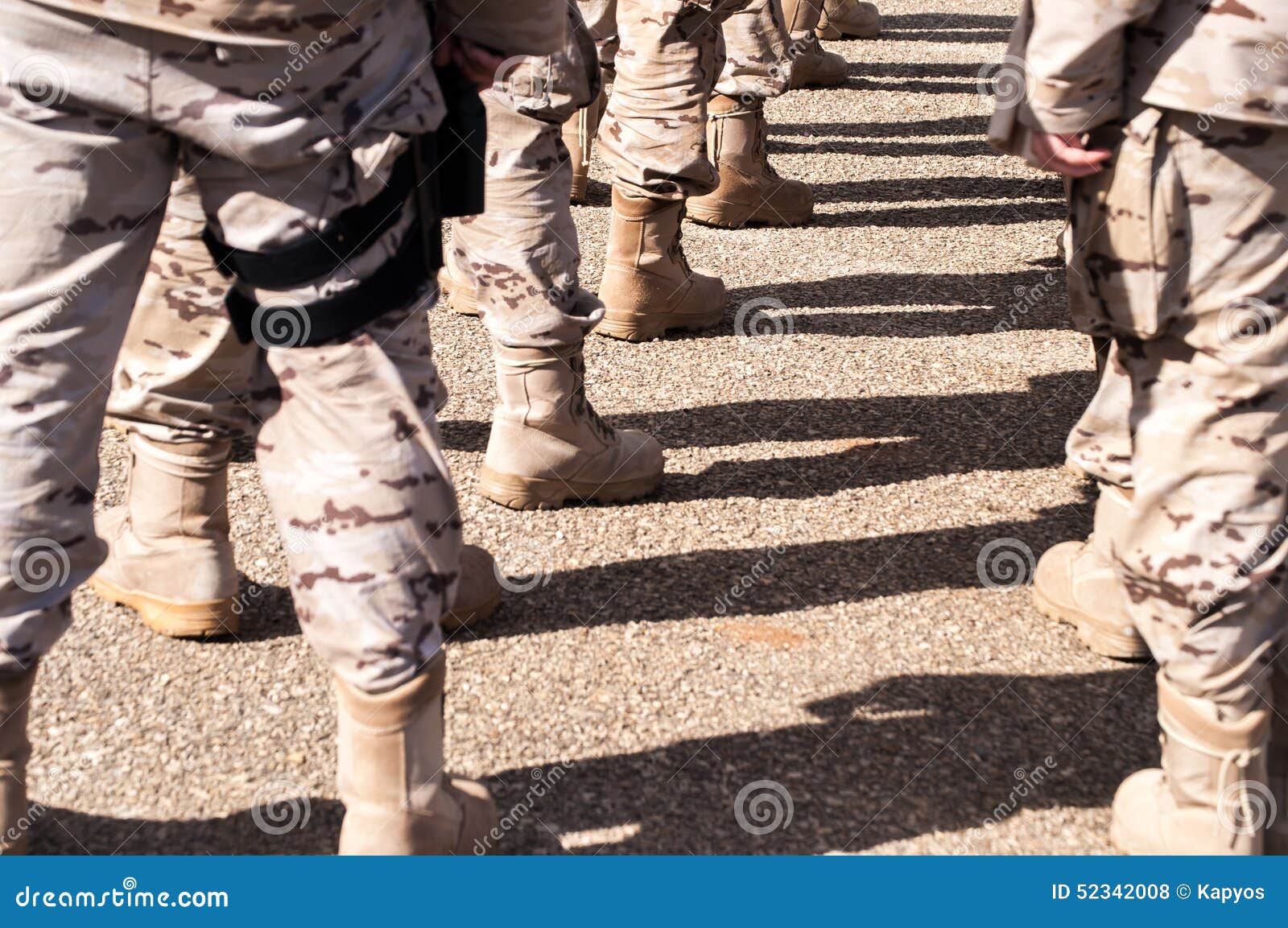 Military Troops in Formation Stock Photo - Image of color, boots: 52342008