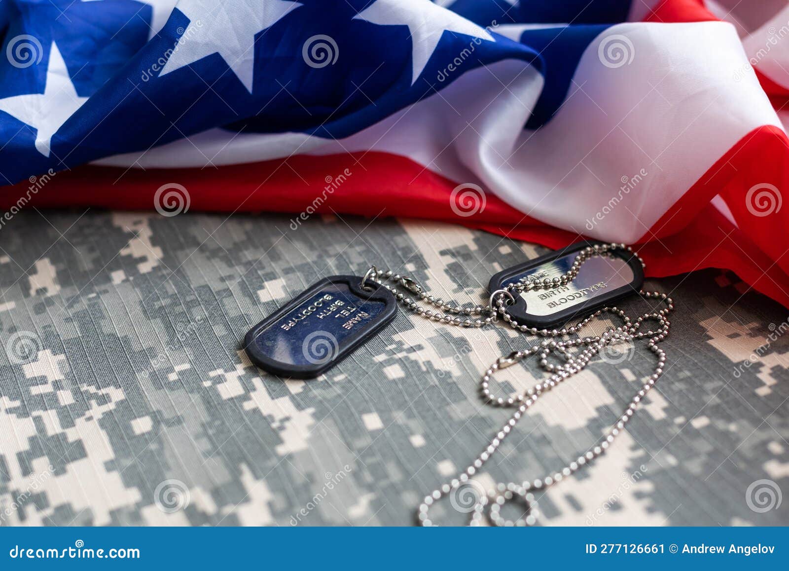 Military Uniform, Flag of the USA Stock Image - Image of officer, star ...