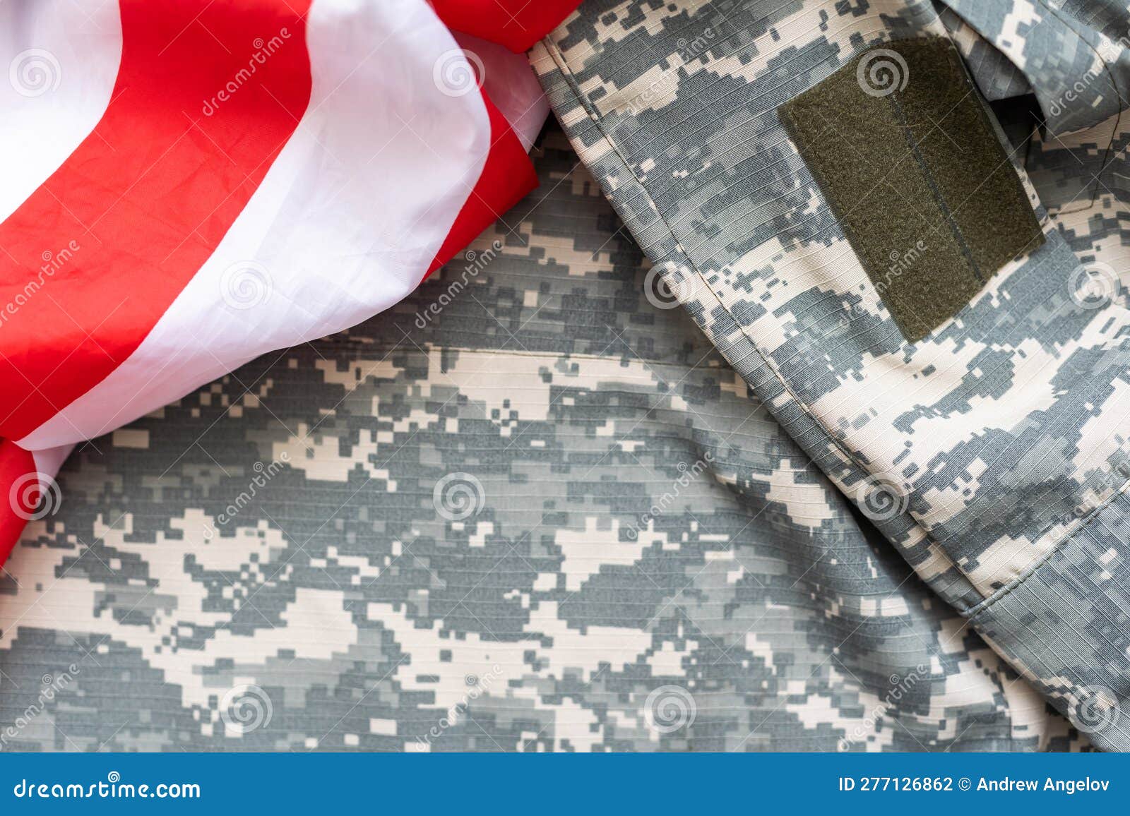 Military Uniform, Flag of the USA Stock Photo - Image of flag ...