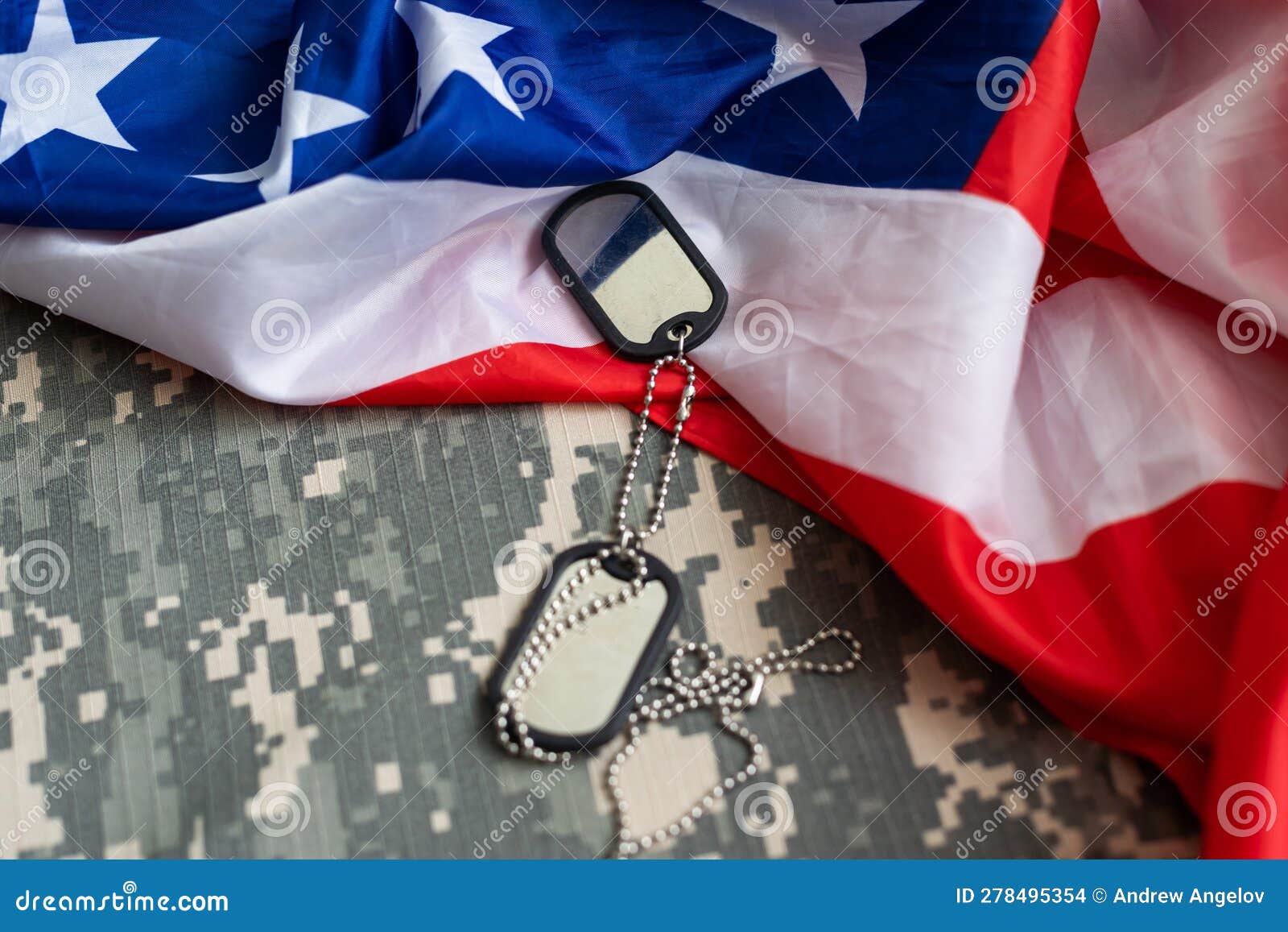 Military Uniform, Flag of the USA Stock Photo - Image of flag, force ...