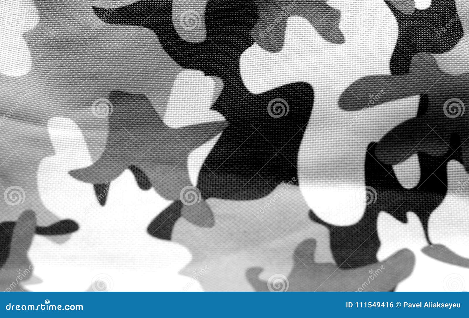 Military Uniform Pattern in Black and White. Stock Photo - Image of ...
